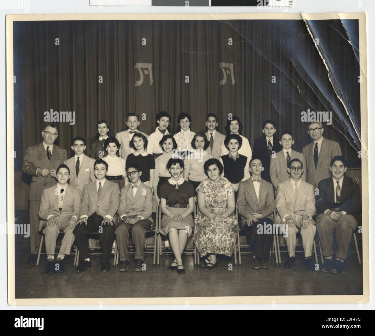 The 1954 graduating class of Minneapolis Talmud Torah, a Jewish ...