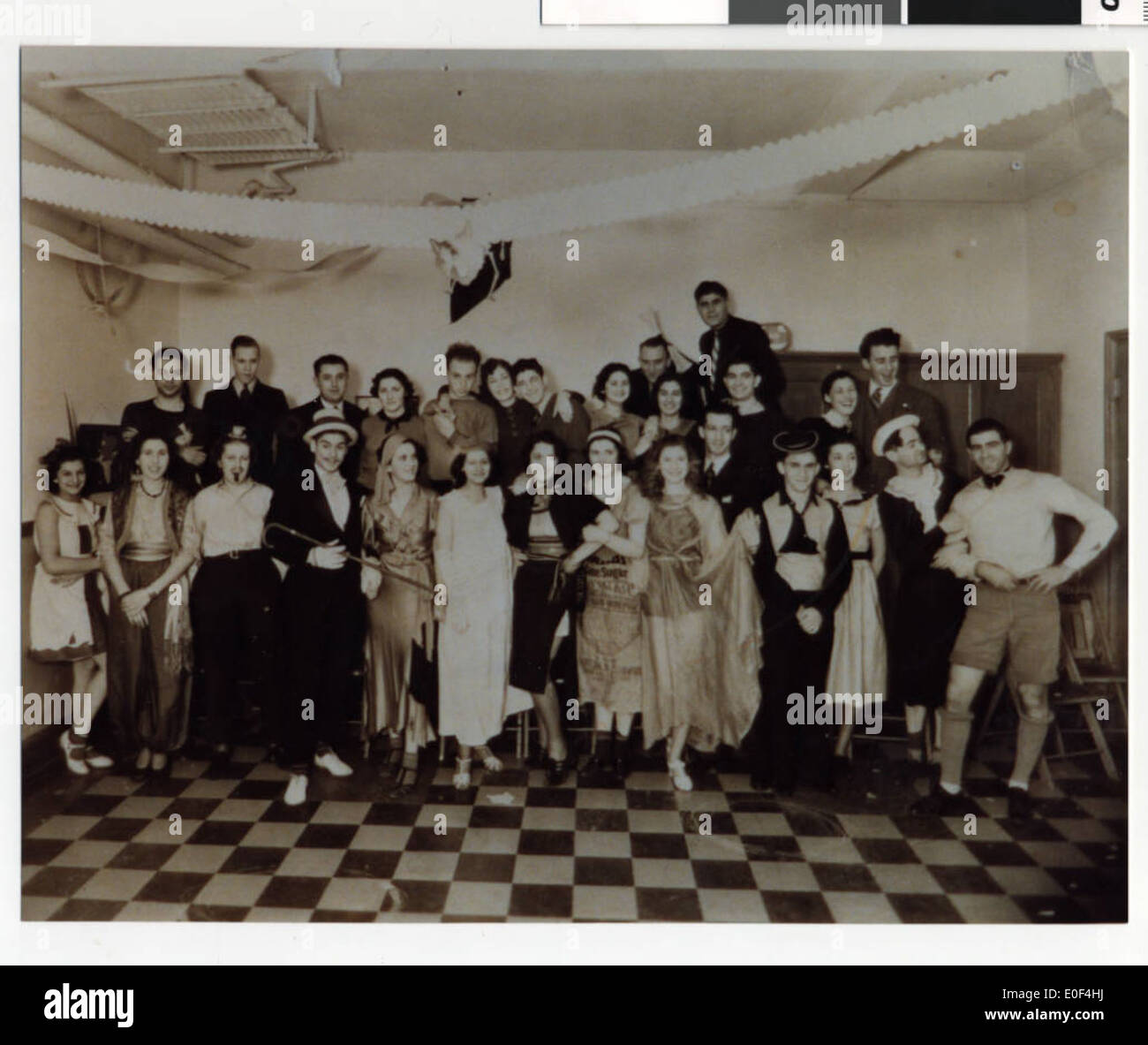 A group photo of the Adath Jeshurun Young People's League posing for ...