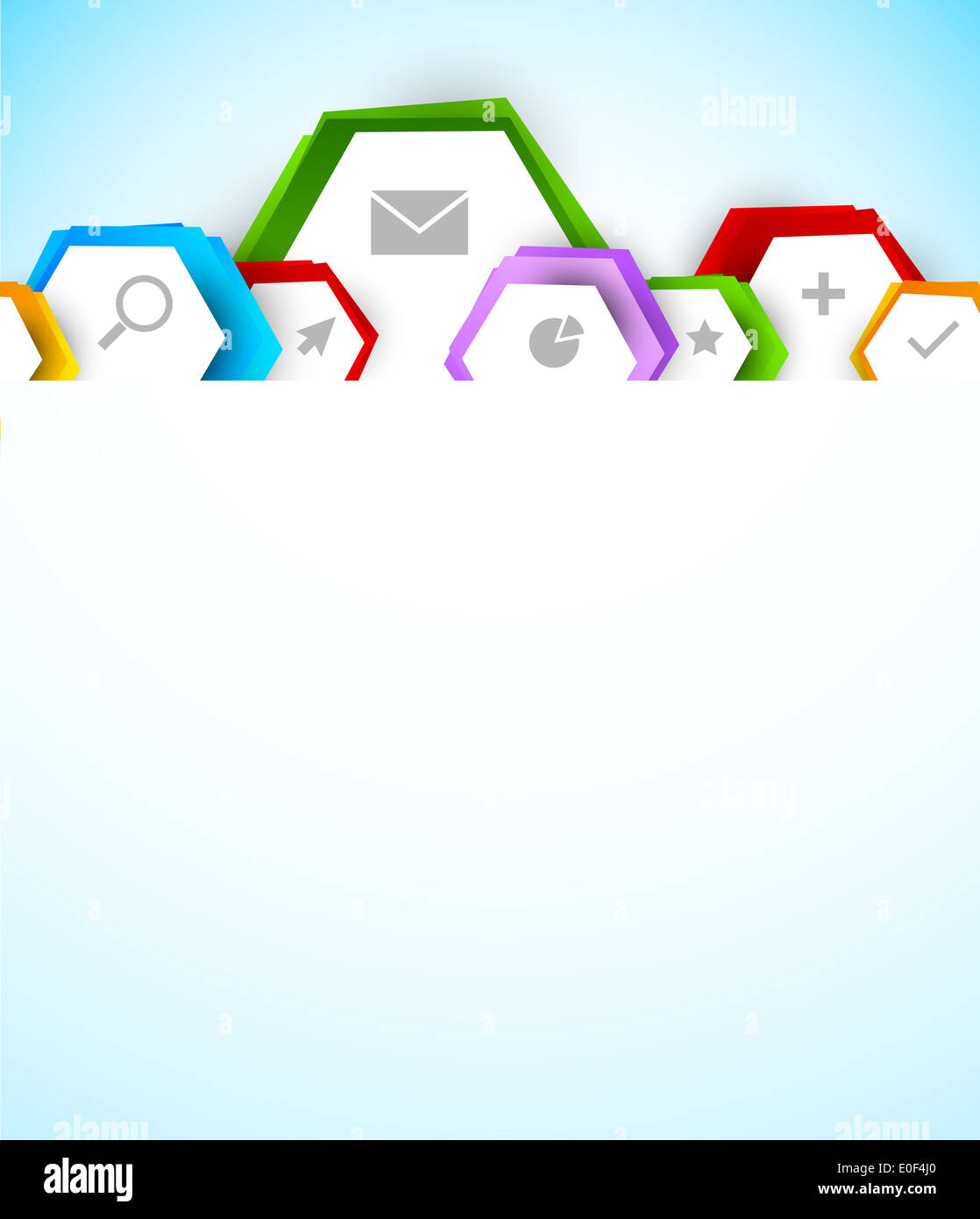 Abstract web template. Bright illustration Stock Photo - Alamy