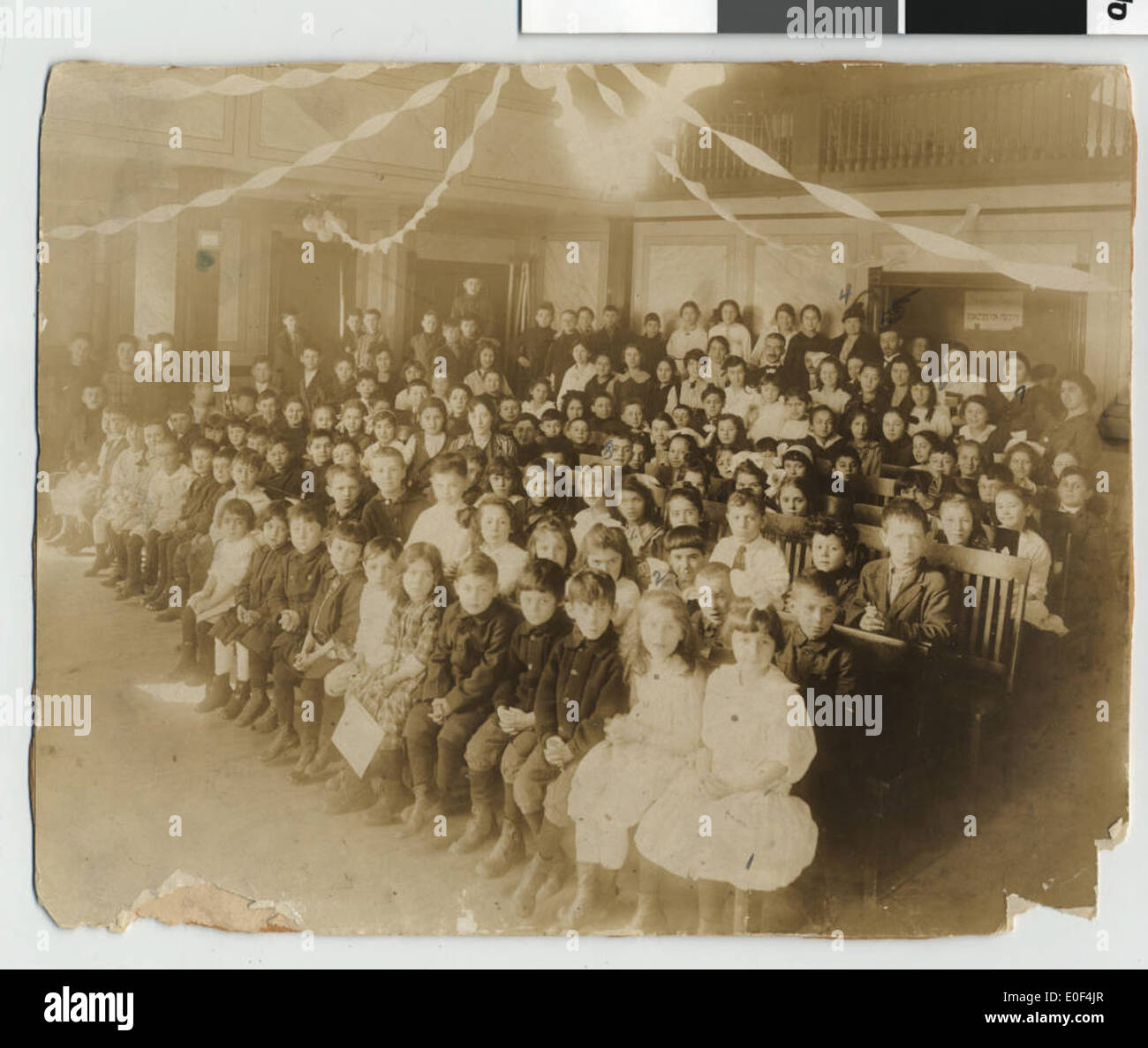 A photograph of a student at the Moses Montefiore Hebrew School in ...