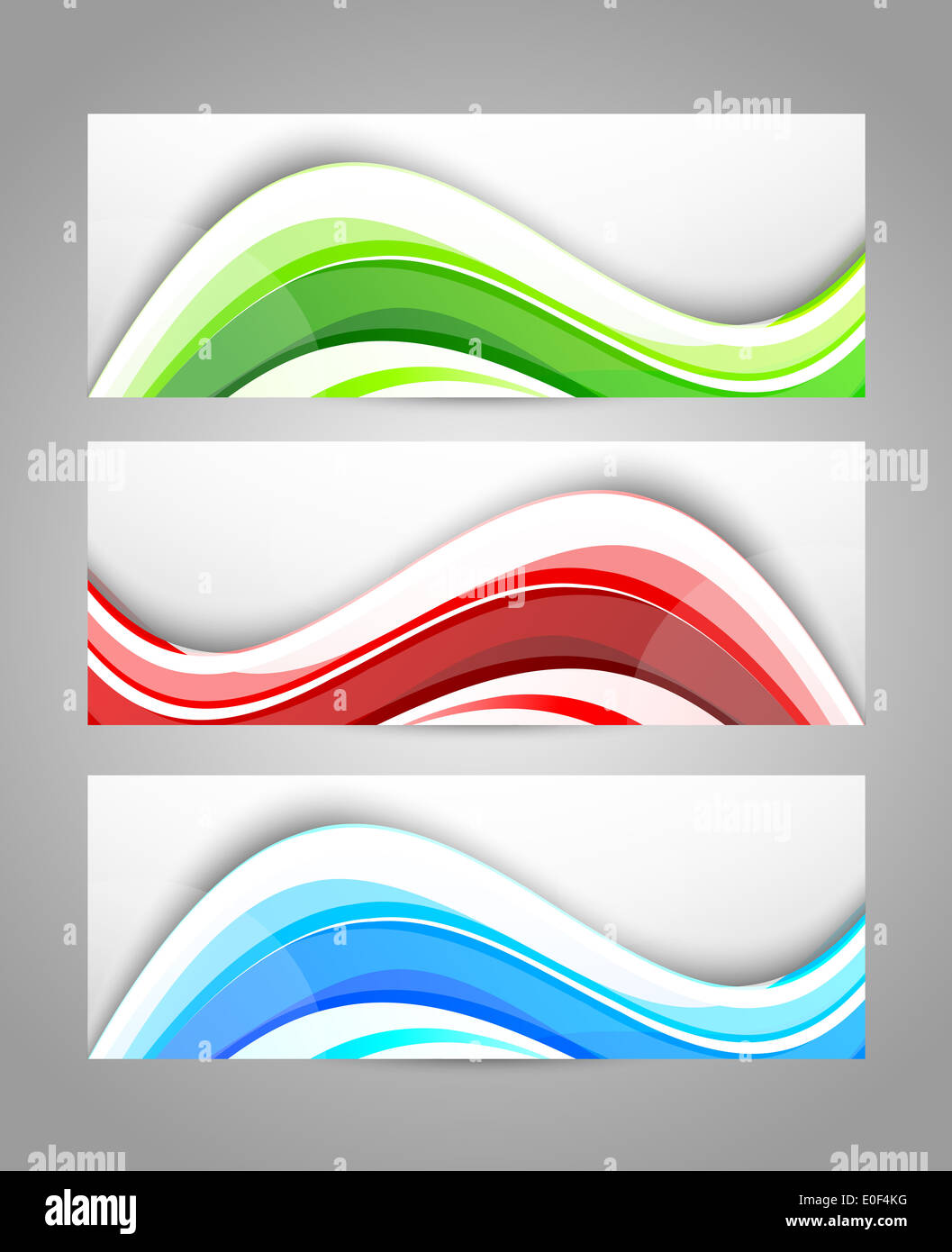 Set of banners. Abstract illustration Stock Photo - Alamy