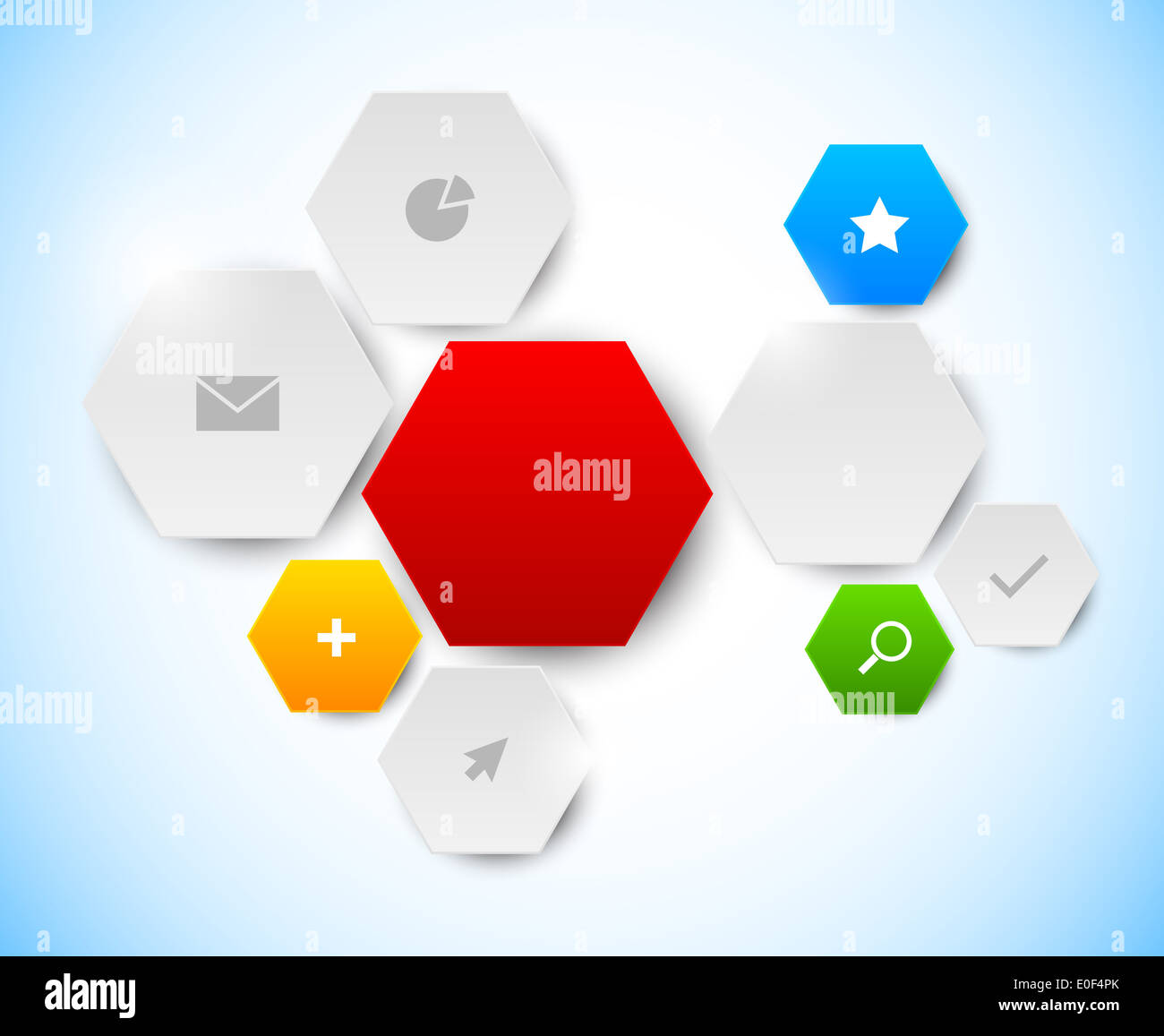 Abstract design template. Bright illustration Stock Photo - Alamy