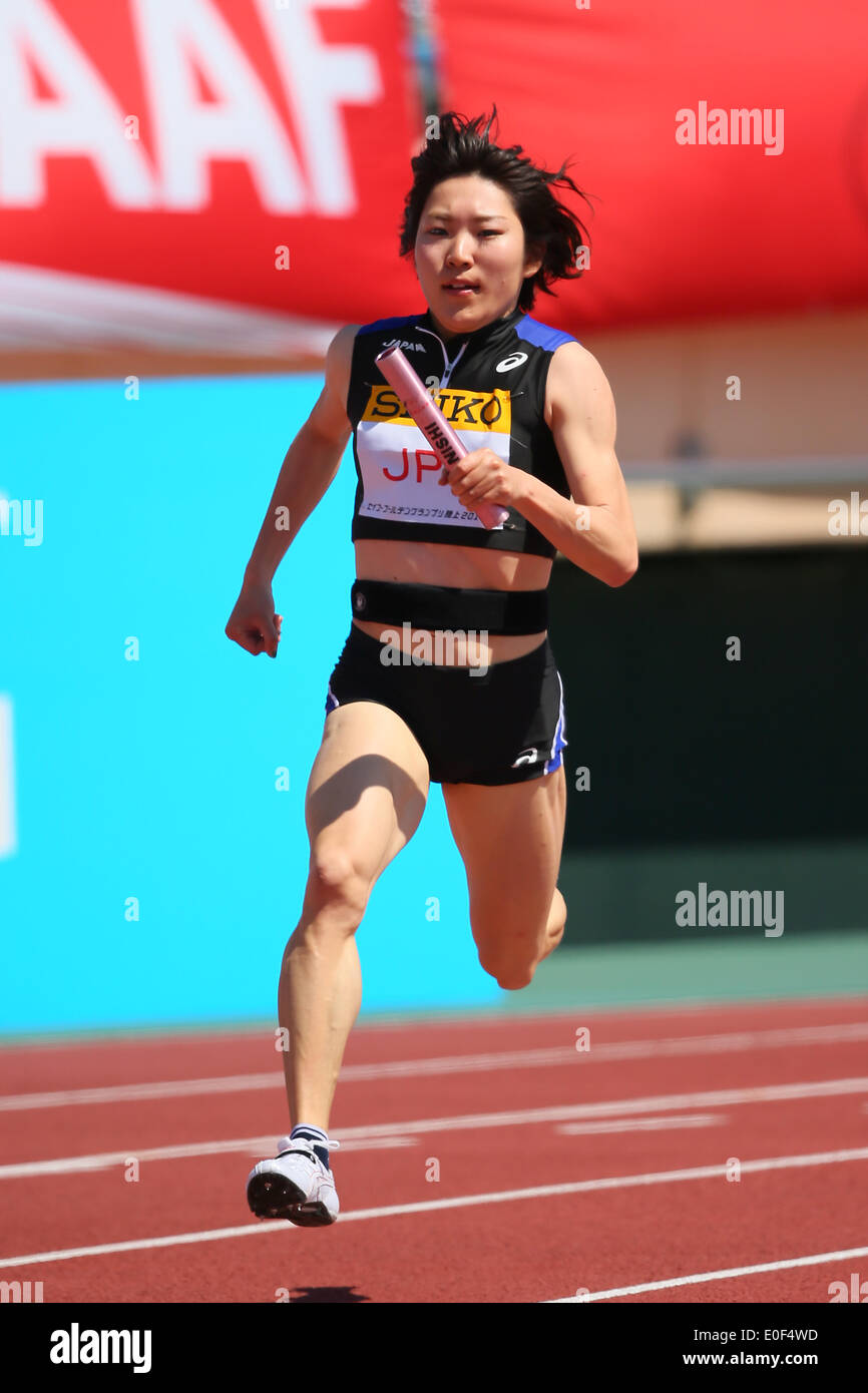 National Stadium, Kanagawa, Japan. 11th May, 2014. Sayaka Fujisawa (JPN ...