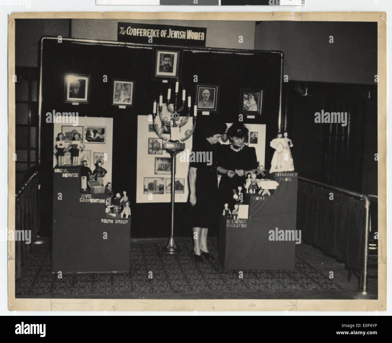 A conference of Jewish women, showcasing their community engagement and ...