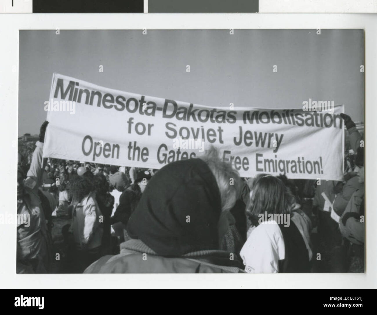A photograph of a sign at a rally in Minneapolis in support of Soviet ...