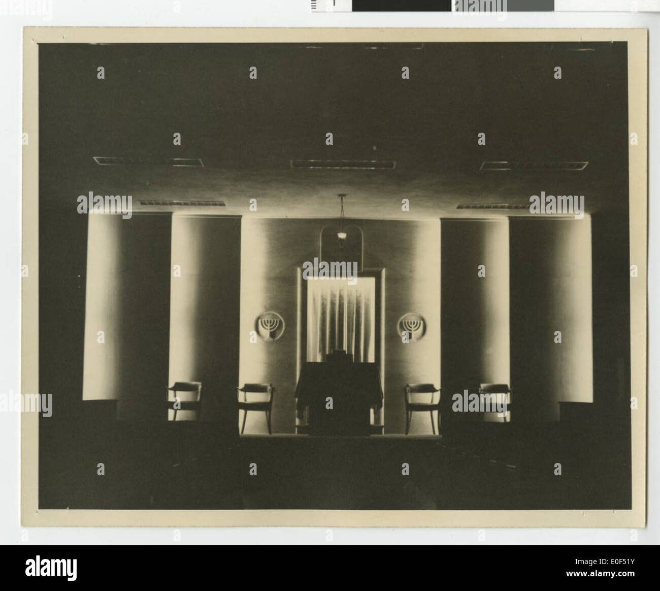 A historical image of the Chapel at Beth El Synagogue in Minneapolis ...