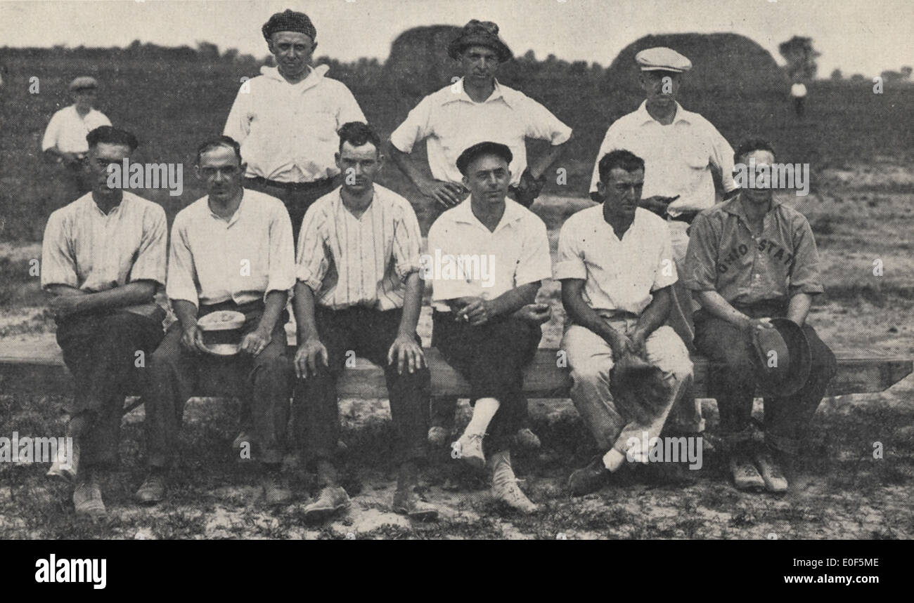 This image from 1918 shows the Upper Arlington baseball team in ...