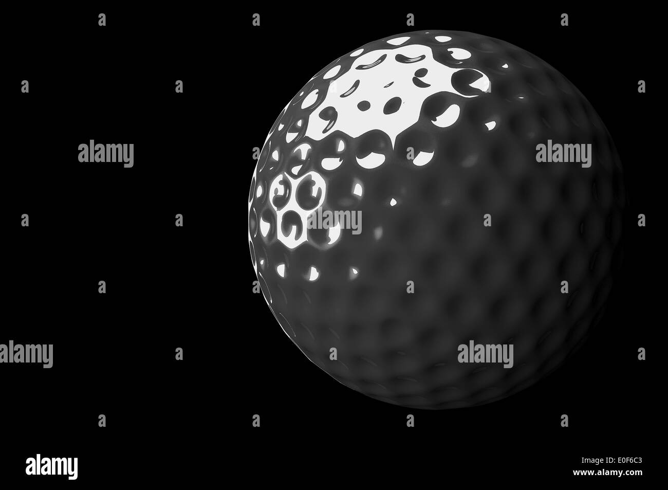 3d Golf ball Stock Photo - Alamy