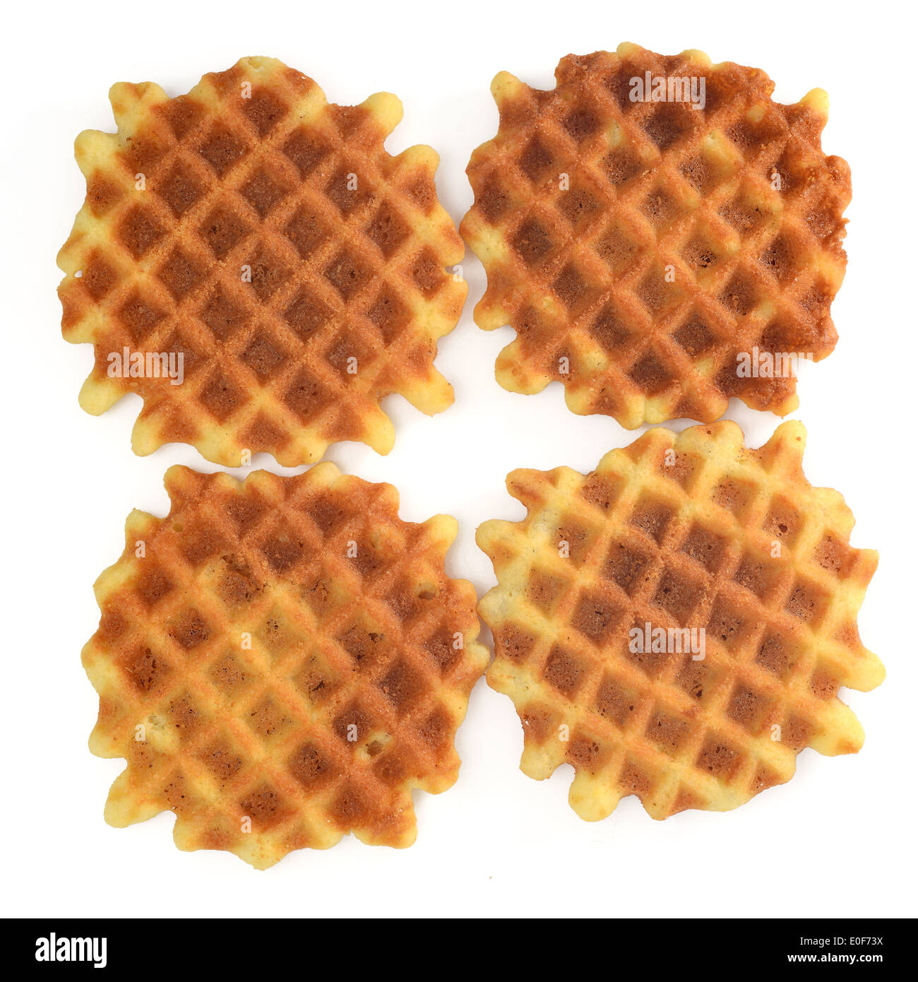 Circle waffle hi-res stock photography and images - Alamy