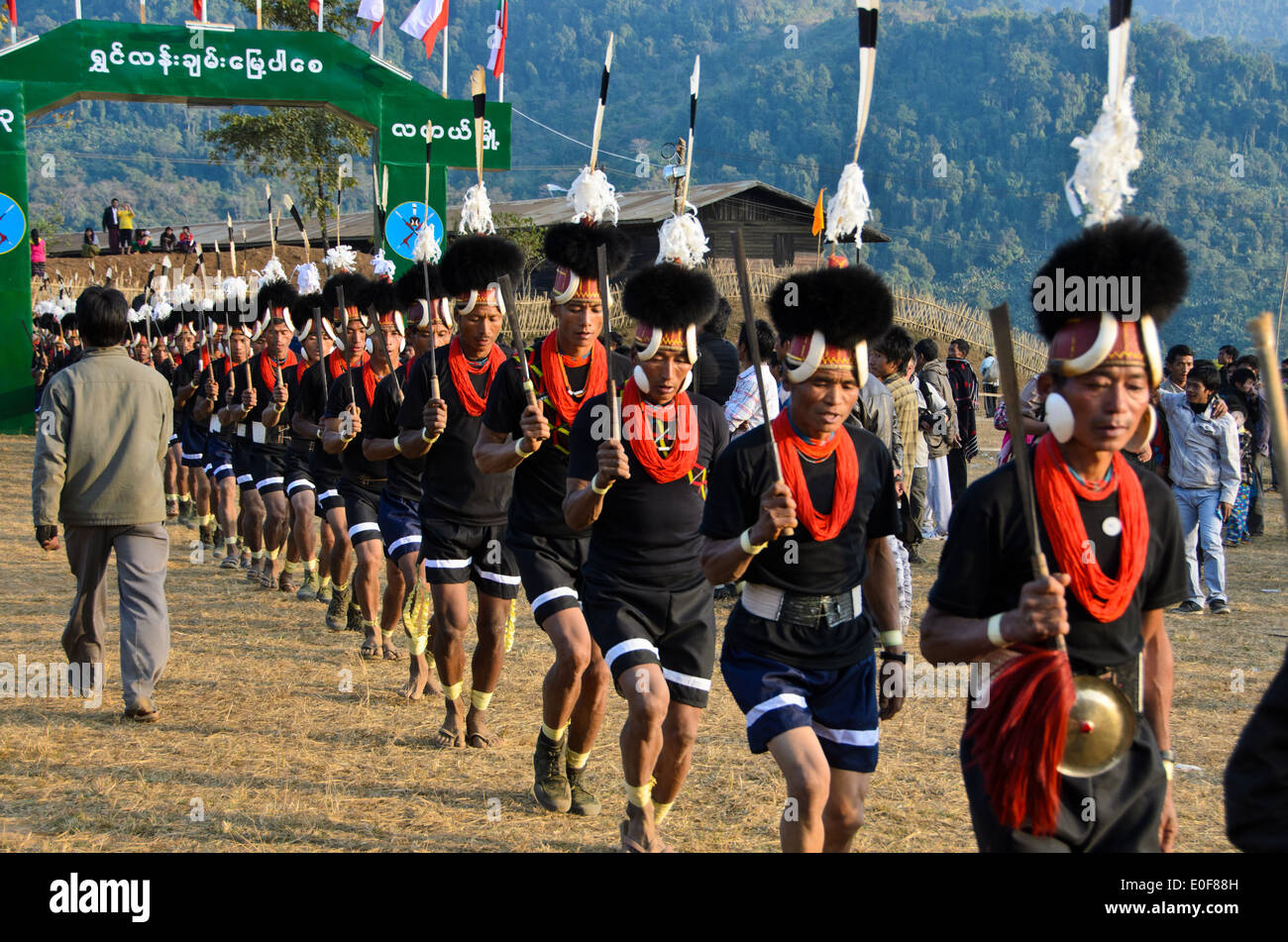 Naga festival north myanmar hi-res stock photography and images - Alamy