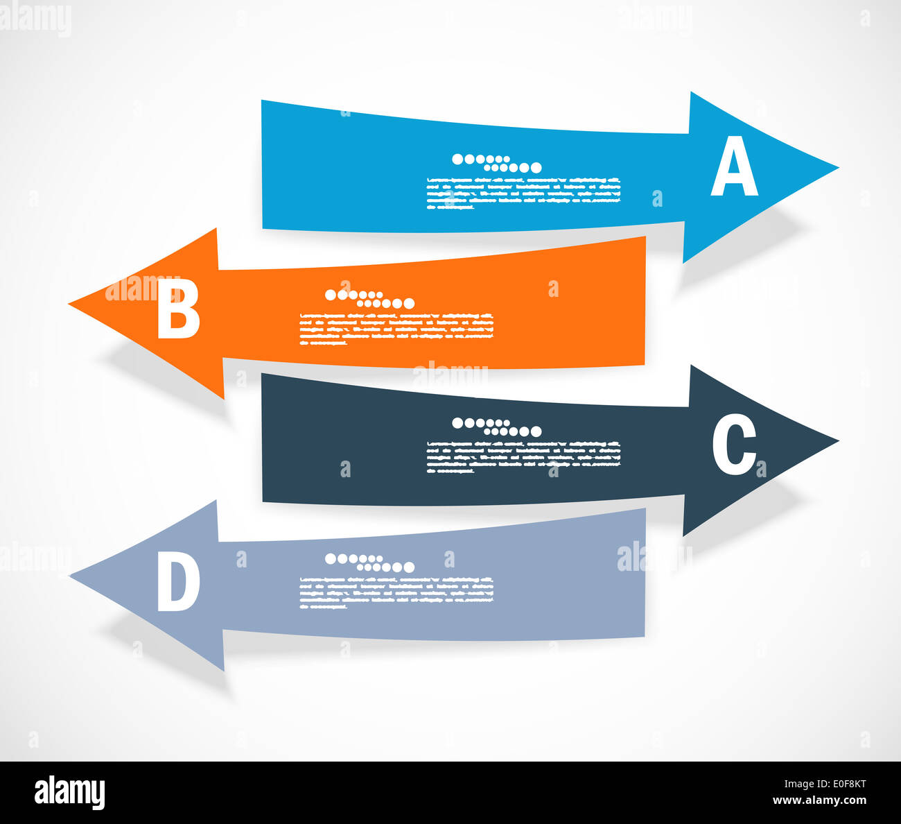 Set of arrows. Infographic design Stock Photo - Alamy