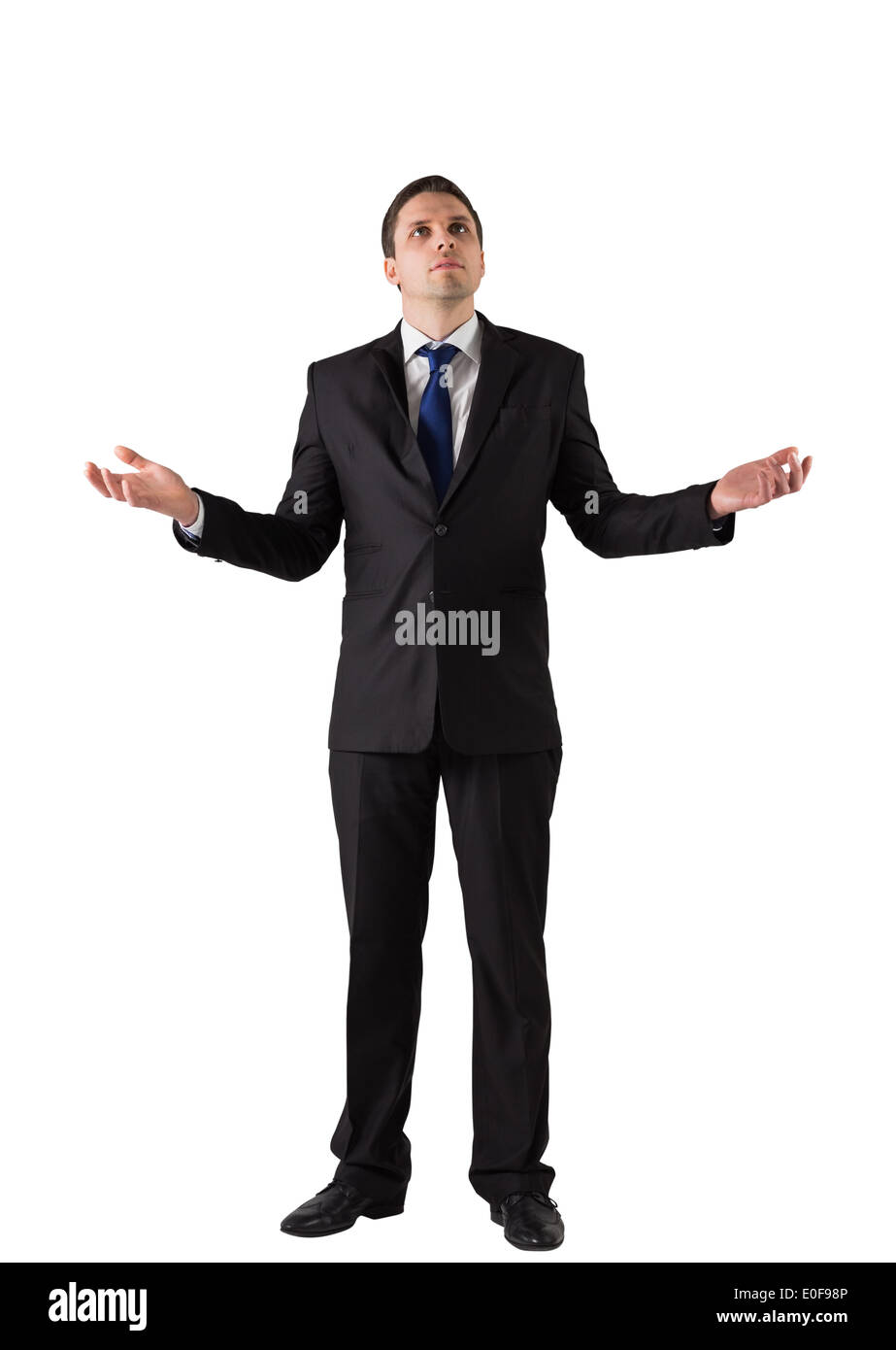 Businessman arms out hi-res stock photography and images - Alamy