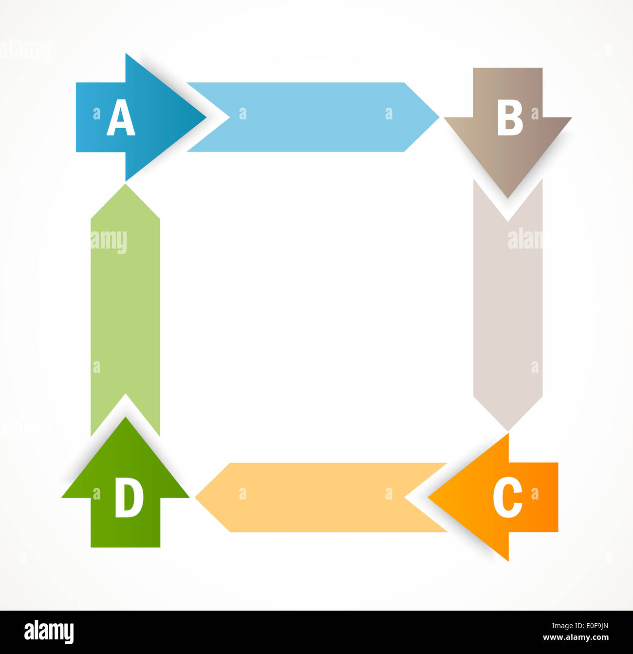 Infographic design with arrows Stock Photo - Alamy