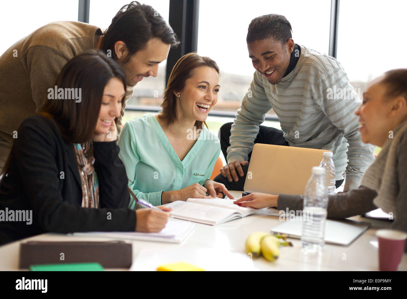 Teamwork study young hi-res stock photography and images - Alamy