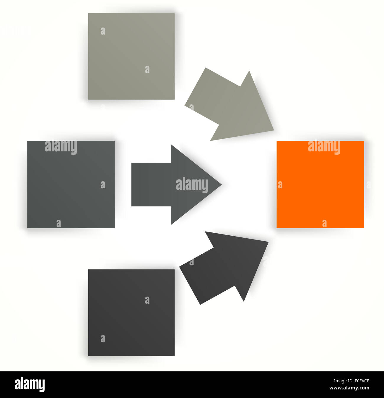 Design template with squares. Abstract illustration Stock Photo - Alamy