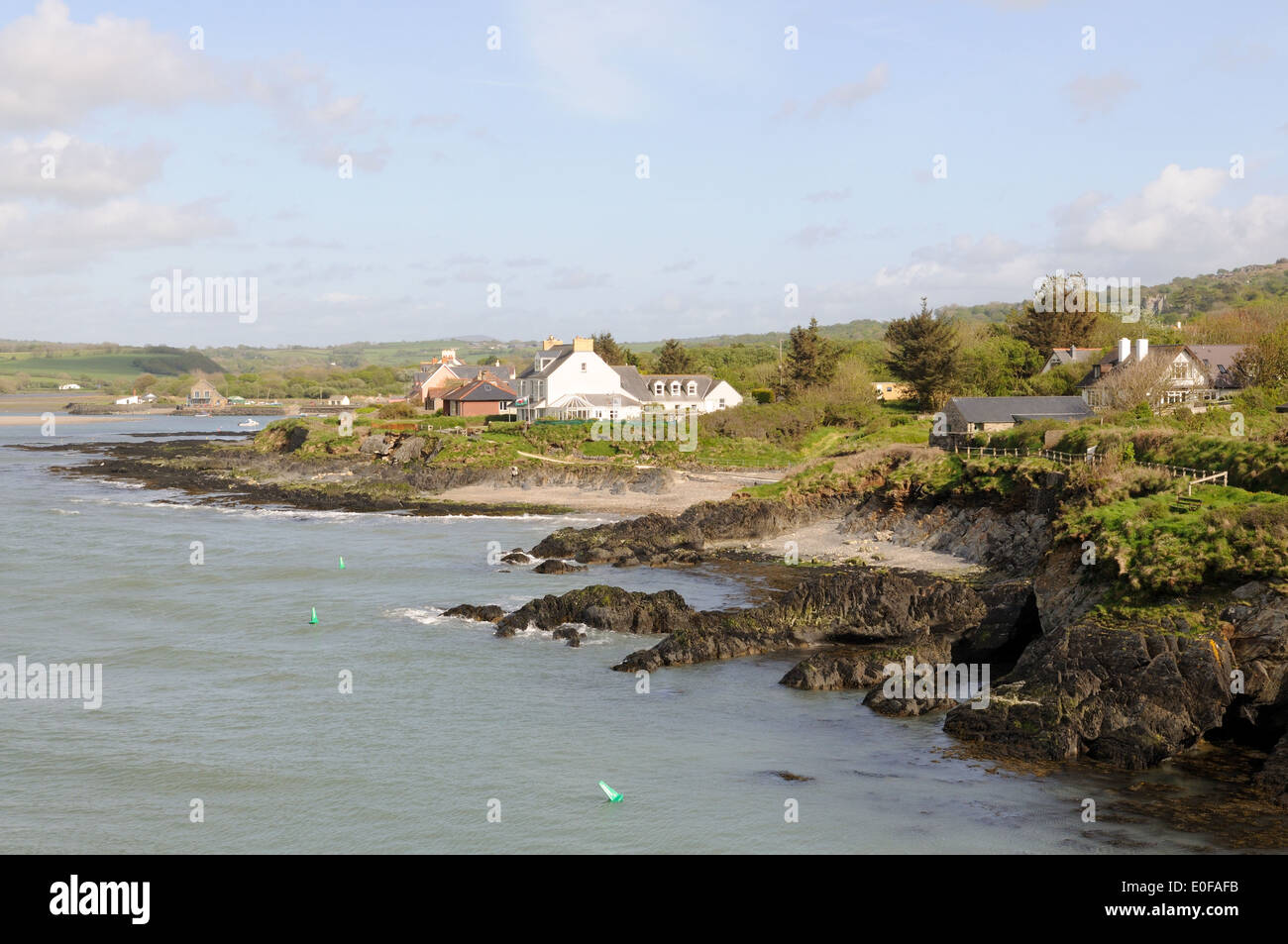 From cost path towards The Parrog Newport Pembrokeshire Wales Cymru UK ...