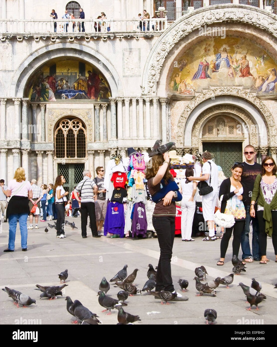 Main entrance in San Marco cathedral basilica, Venice Stock Photo - Alamy