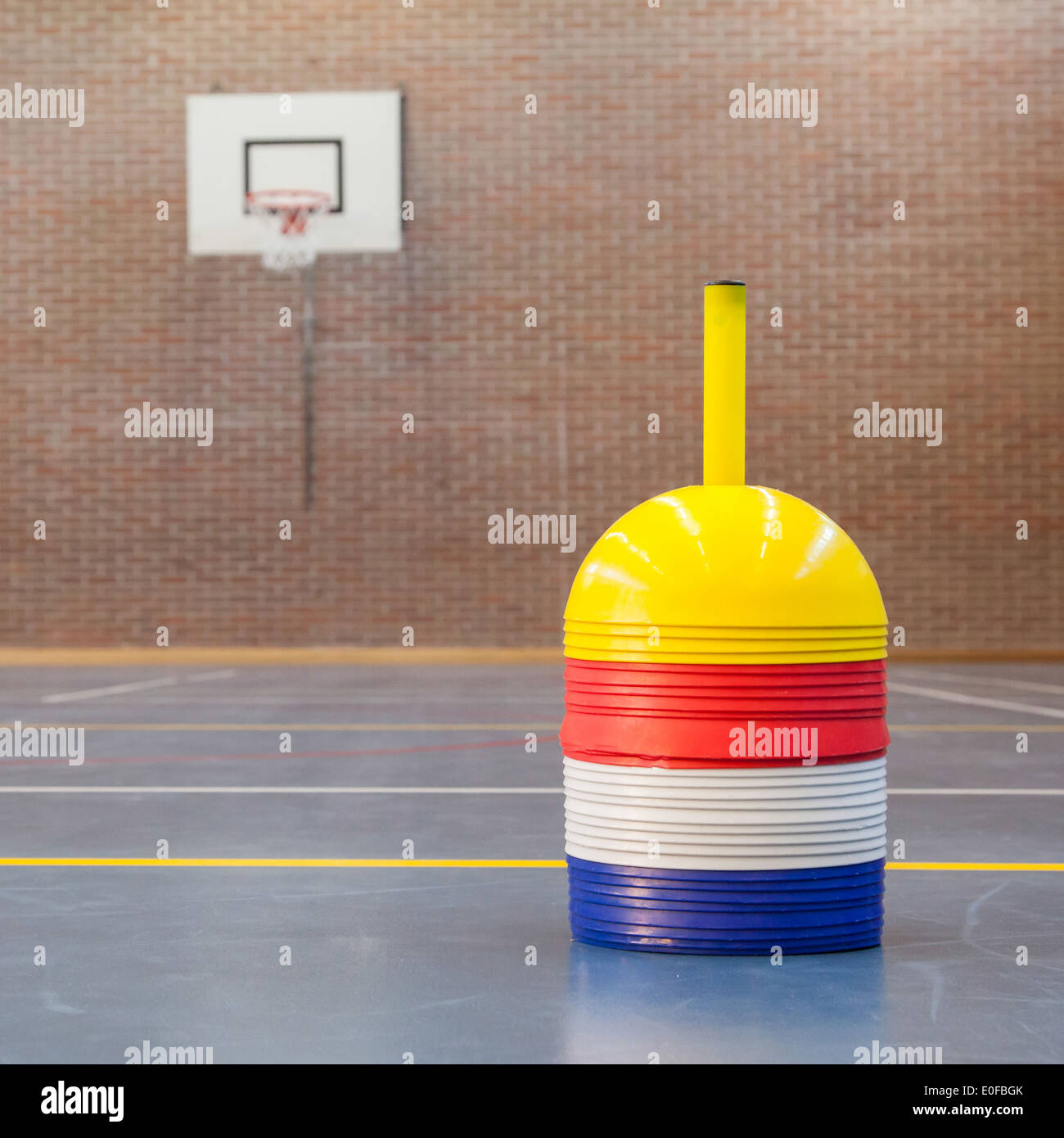 Gymnastics cones hi-res stock photography and images - Alamy