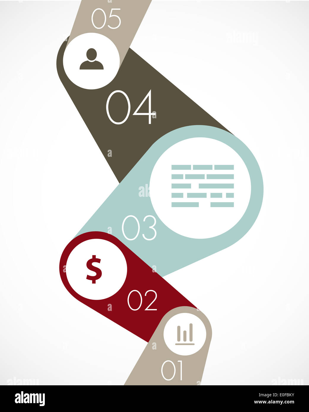 Connection circles. Infographic design Stock Photo - Alamy