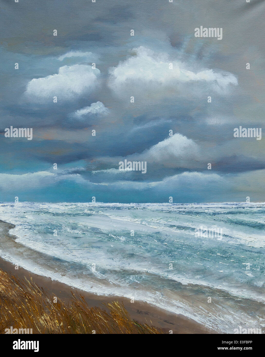 Abstract storm painting hi-res stock photography and images - Alamy