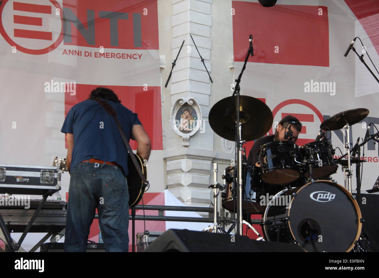 Rome Italy. 10th May 2014 Emergency the Italian humanitarian NGO which ...