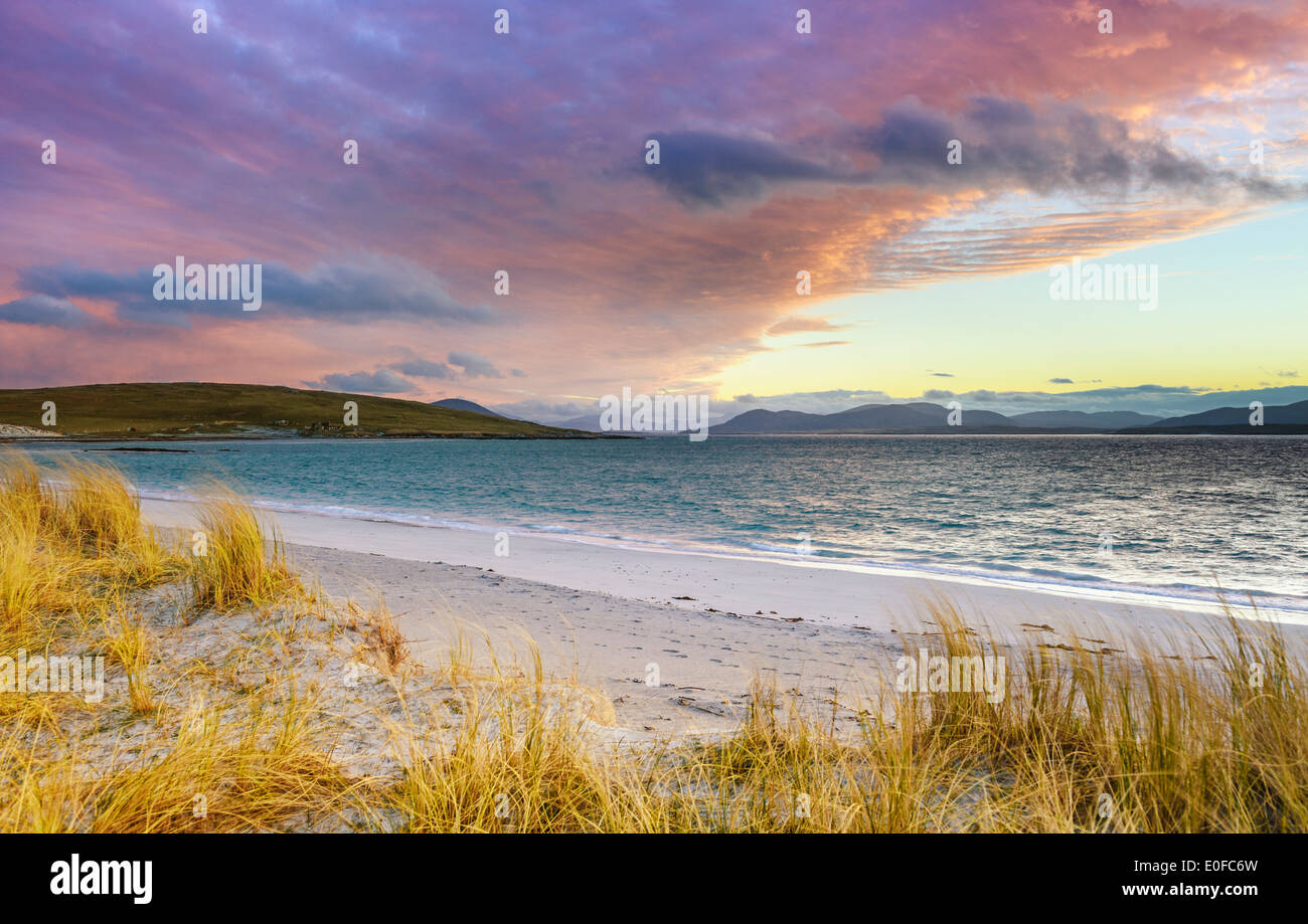 Dawn on the island of Berneray, Outer Hebrides Stock Photo - Alamy