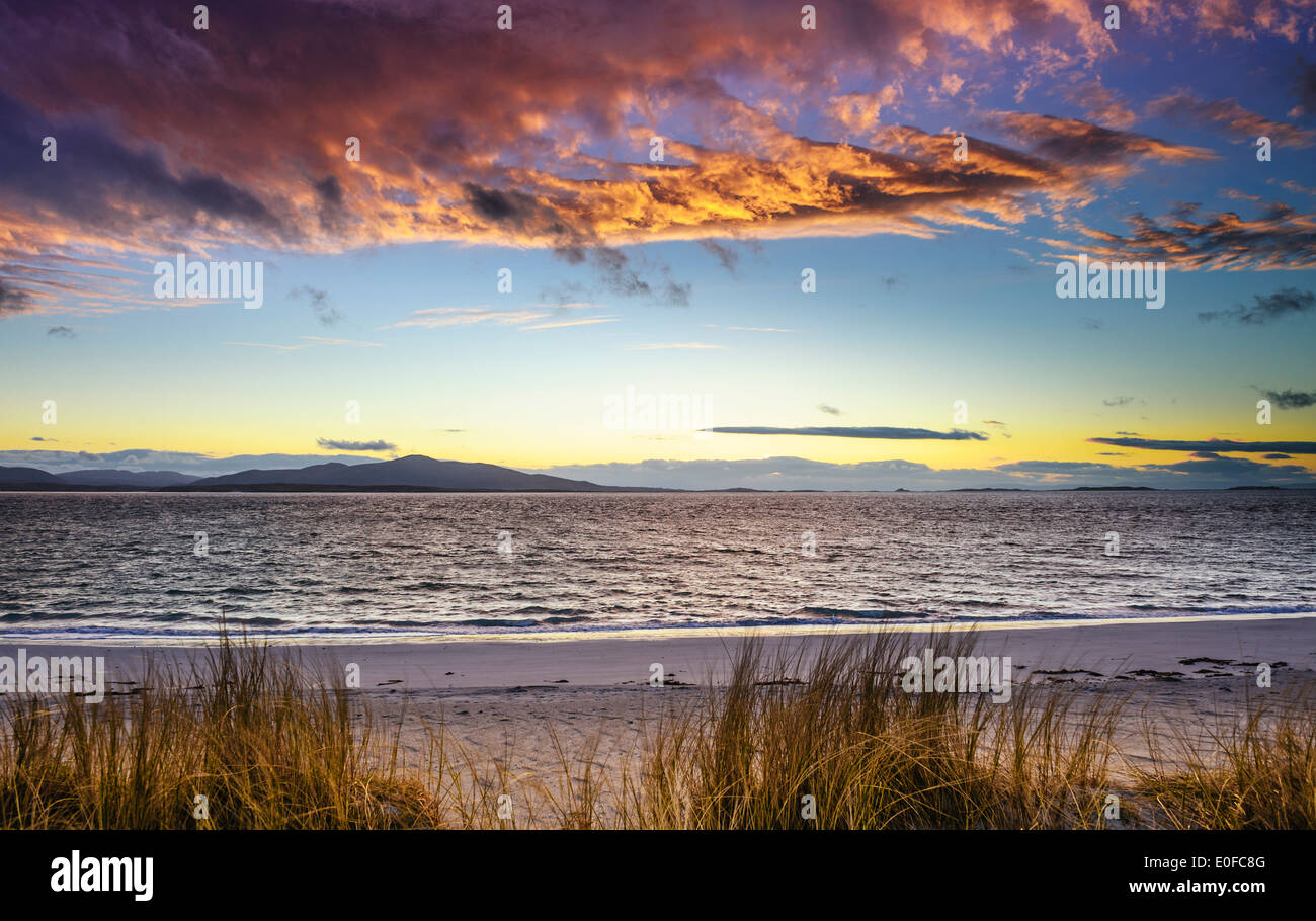 Dawn on the island of Berneray, Outer Hebrides Stock Photo - Alamy