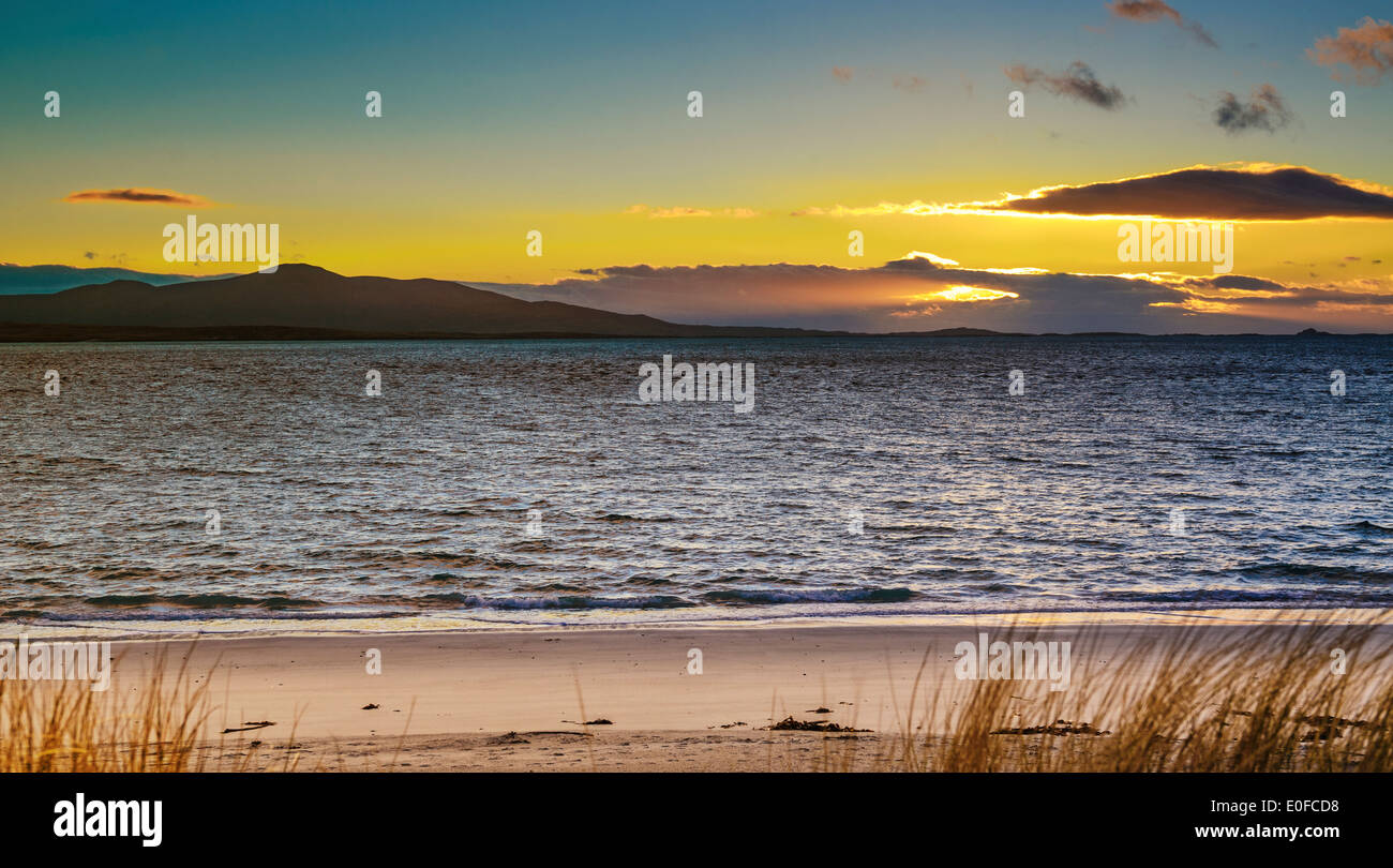 Dawn on the island of Berneray, Outer Hebrides Stock Photo - Alamy