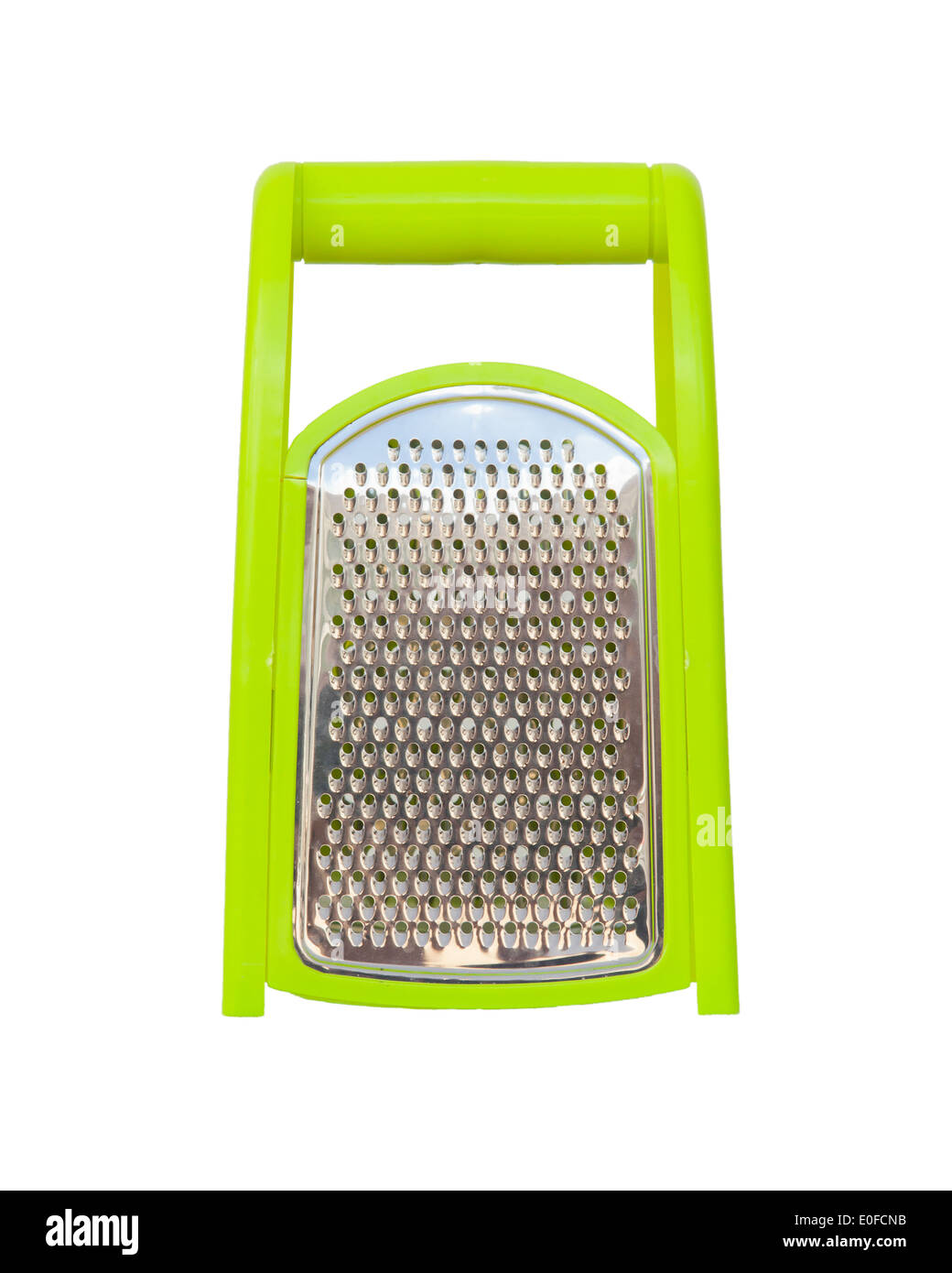 Green plastic grater. isolated on white background Stock Photo - Alamy