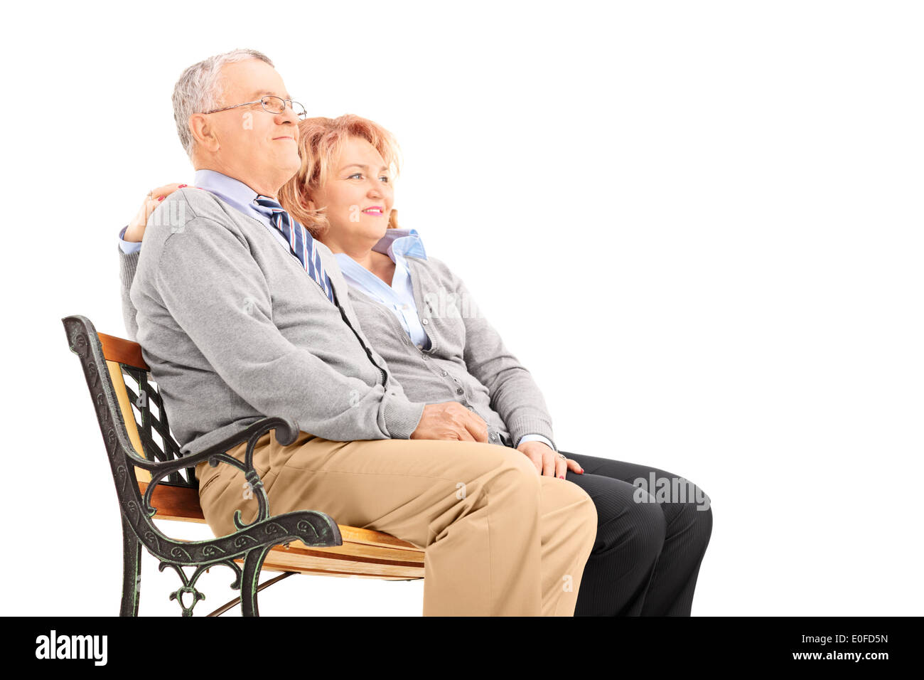 Seated woman embracing hi-res stock photography and images - Alamy