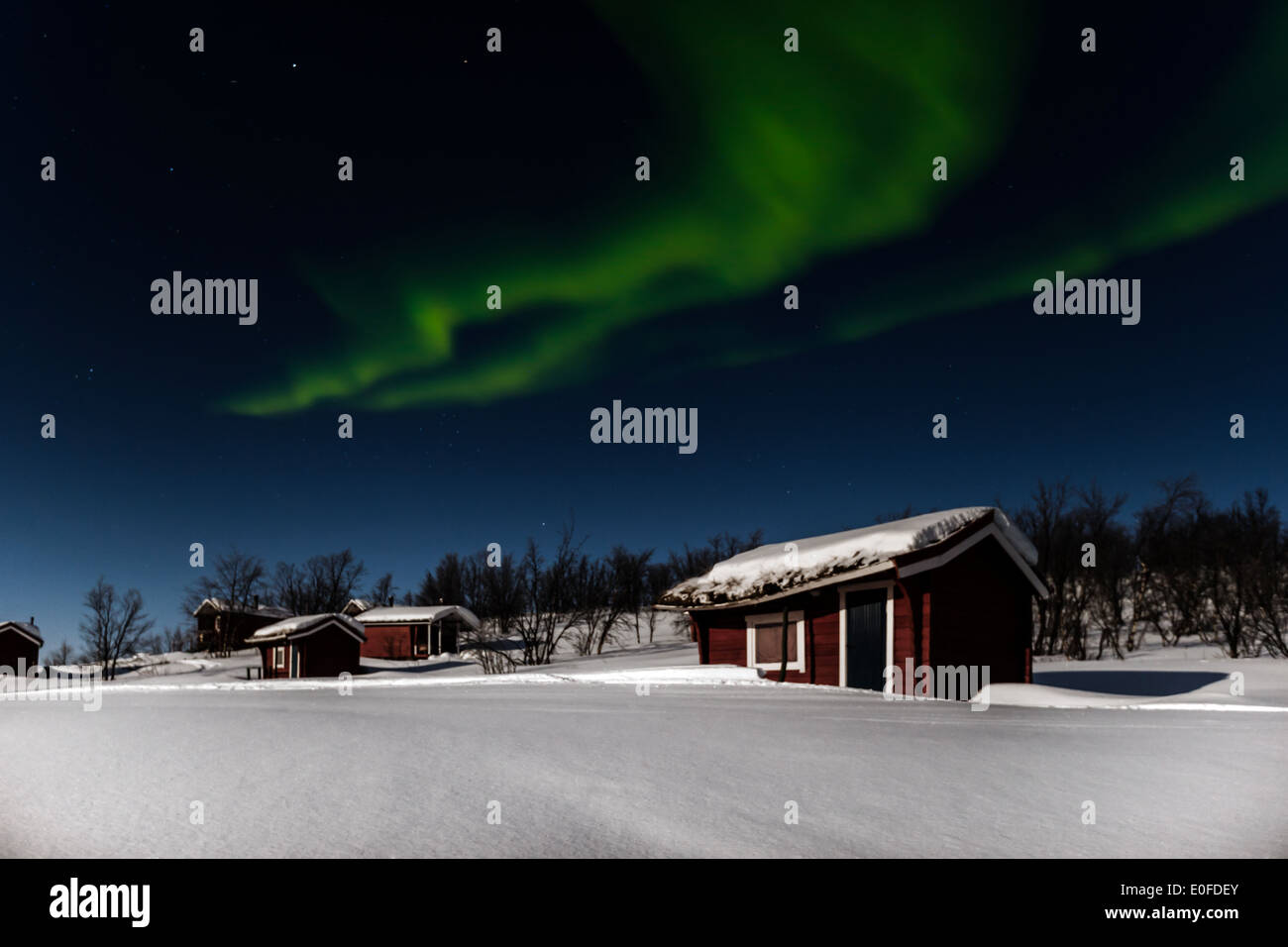 Northern Lights (aurora borealis) Over Norway Stock Photo - Alamy