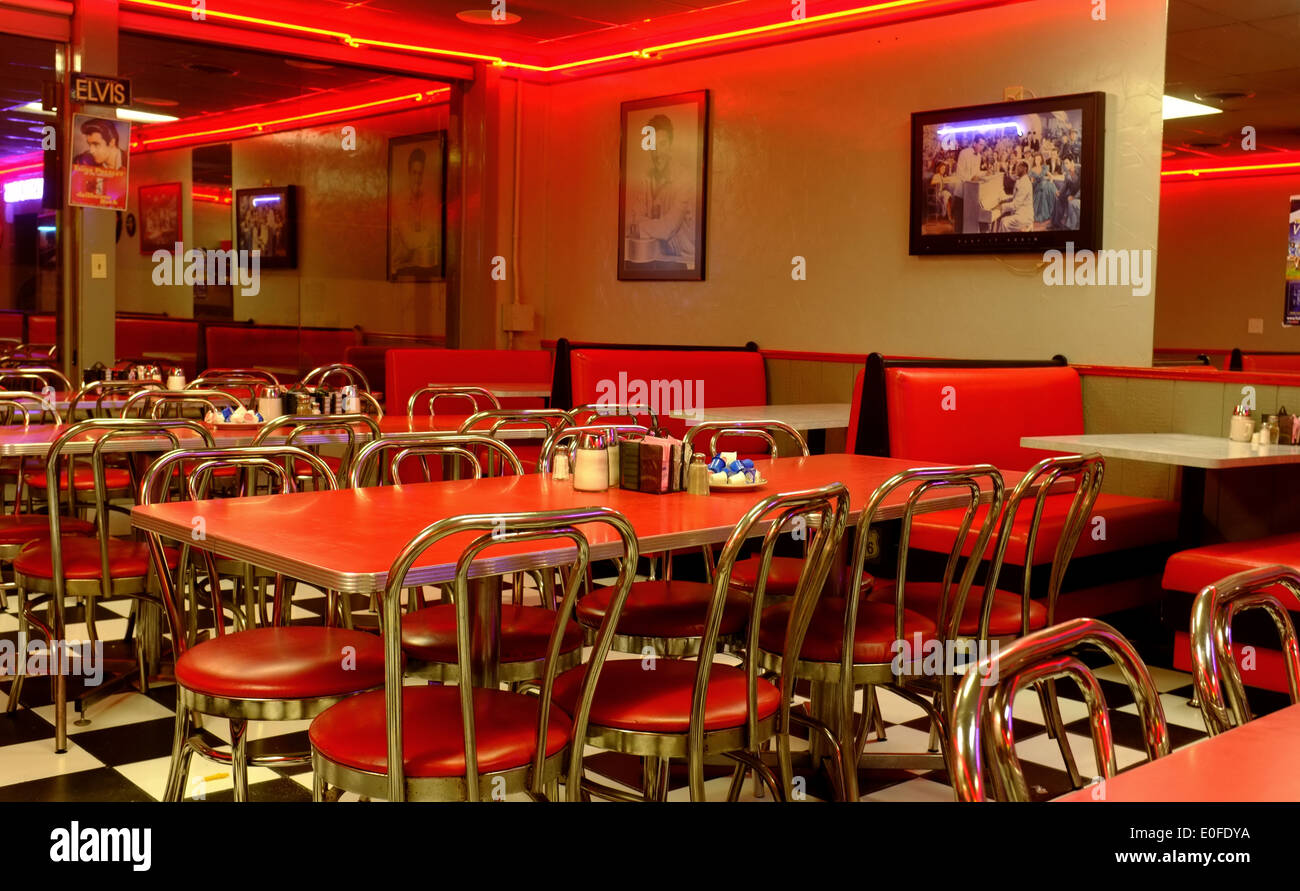 Diner interior hi-res stock photography and images - Alamy