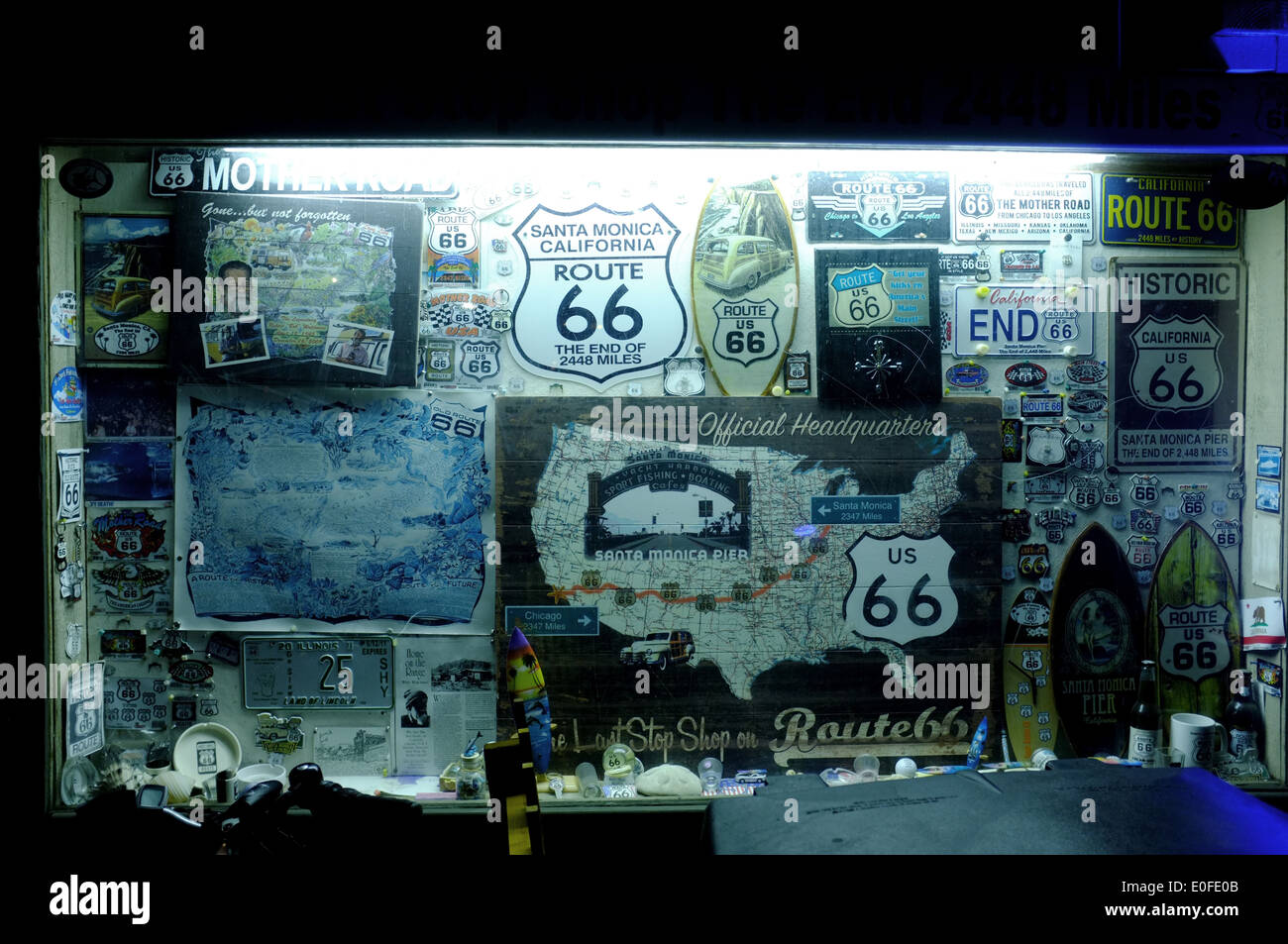 Route 66 memorabilia hi-res stock photography and images - Alamy