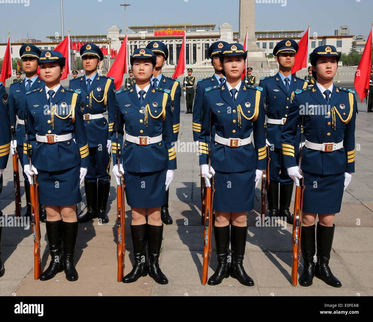 Female china honor guard hi-res stock photography and images - Alamy