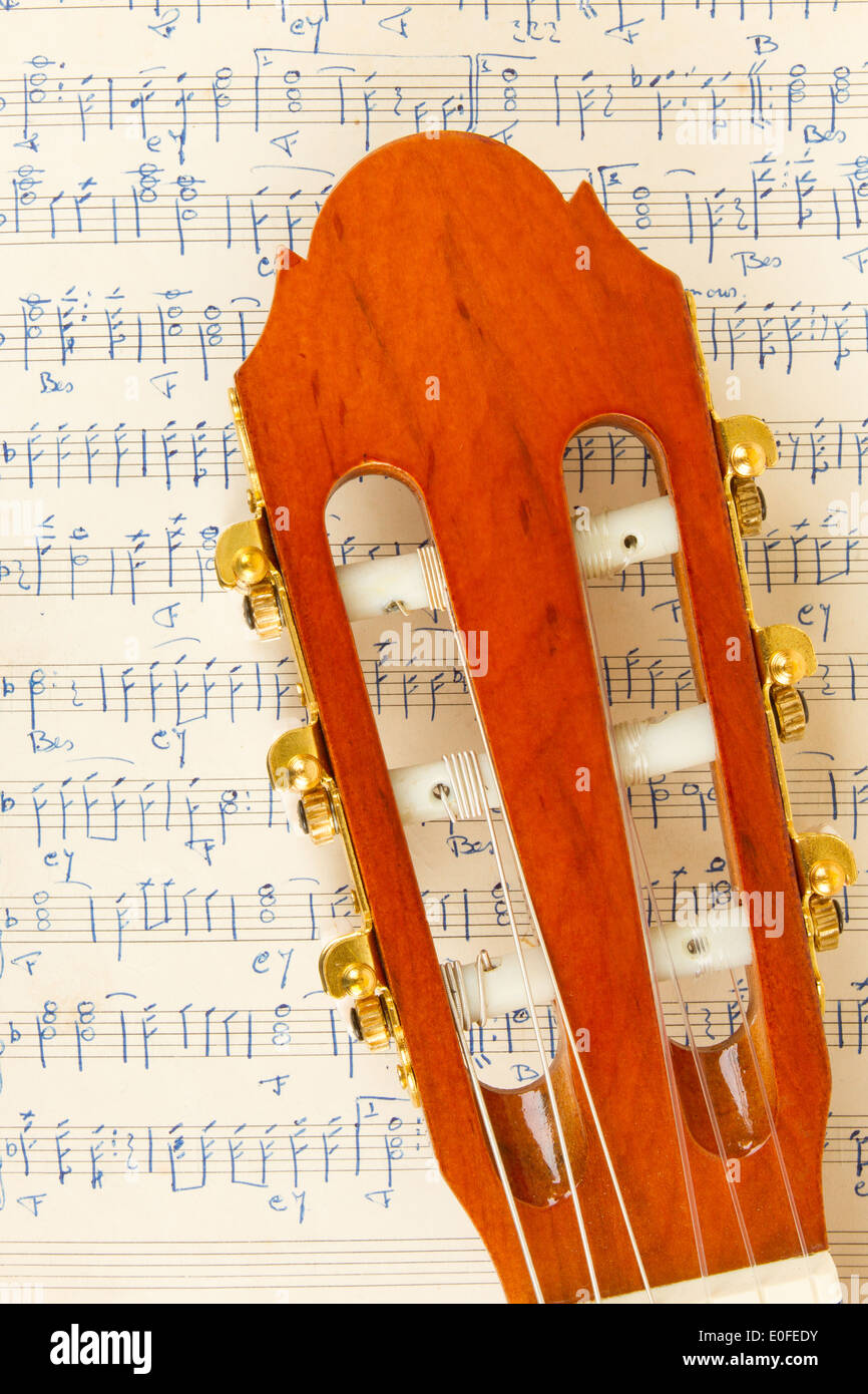 Old Music Sheet And A Guitar Isolated Stock Photo Alamy old-music-sheet-and-a-guitar-isolated-stock-photo-alamy