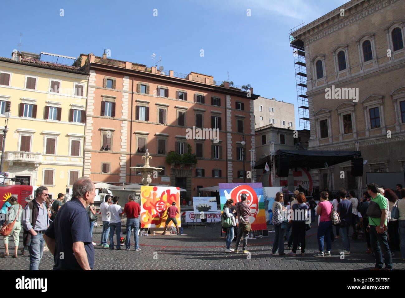 Rome Italy. 10th May 2014 Emergency the Italian humanitarian NGO which ...
