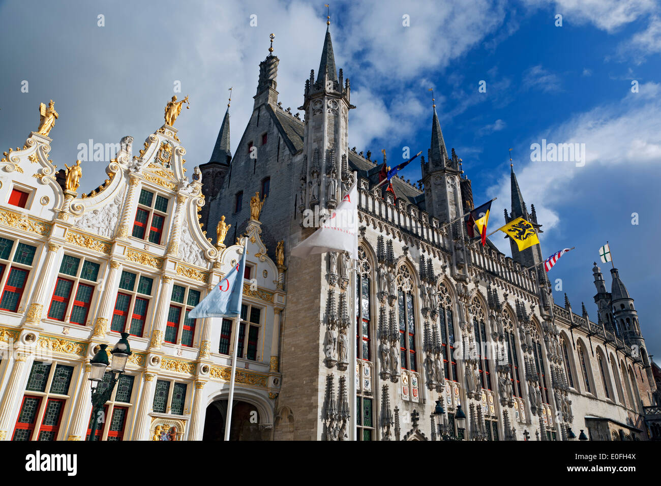 Bruges town hall hi-res stock photography and images - Alamy