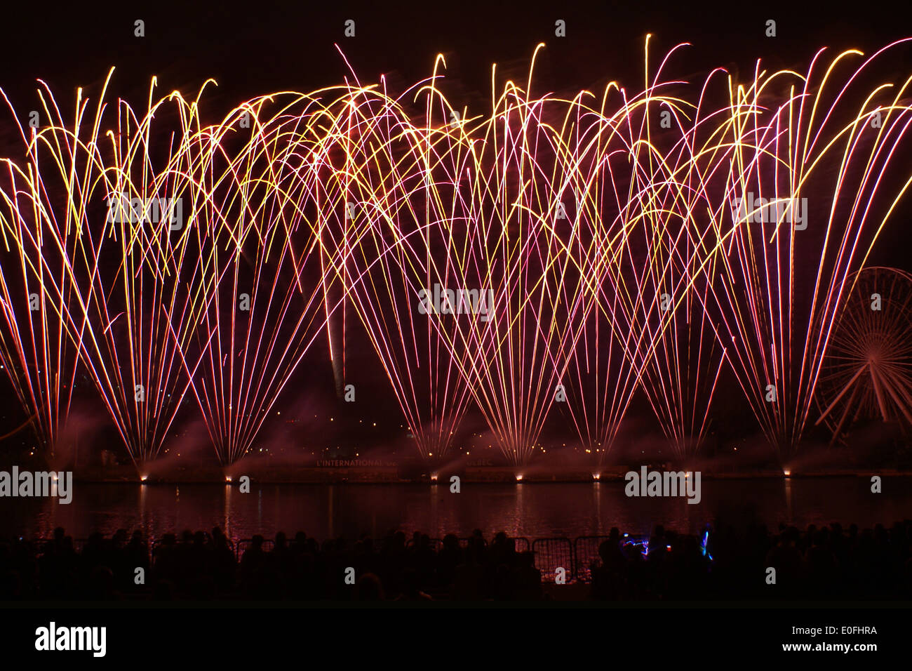 Fireworks quebec hi-res stock photography and images - Alamy
