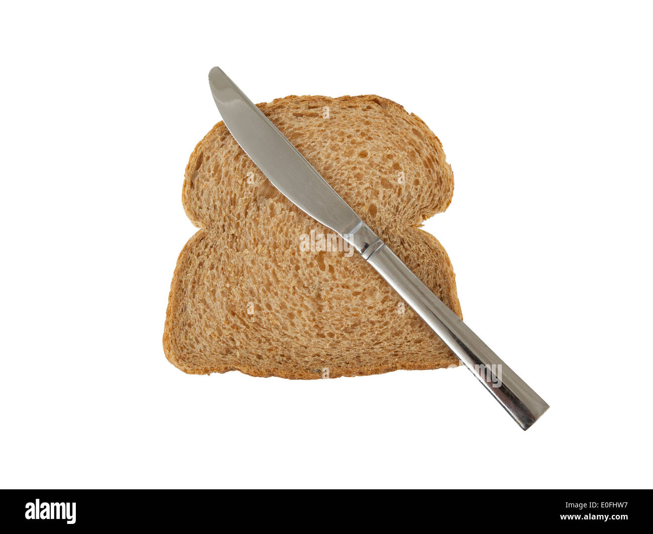 Brown bread slice close Cut Out Stock Images & Pictures - Alamy