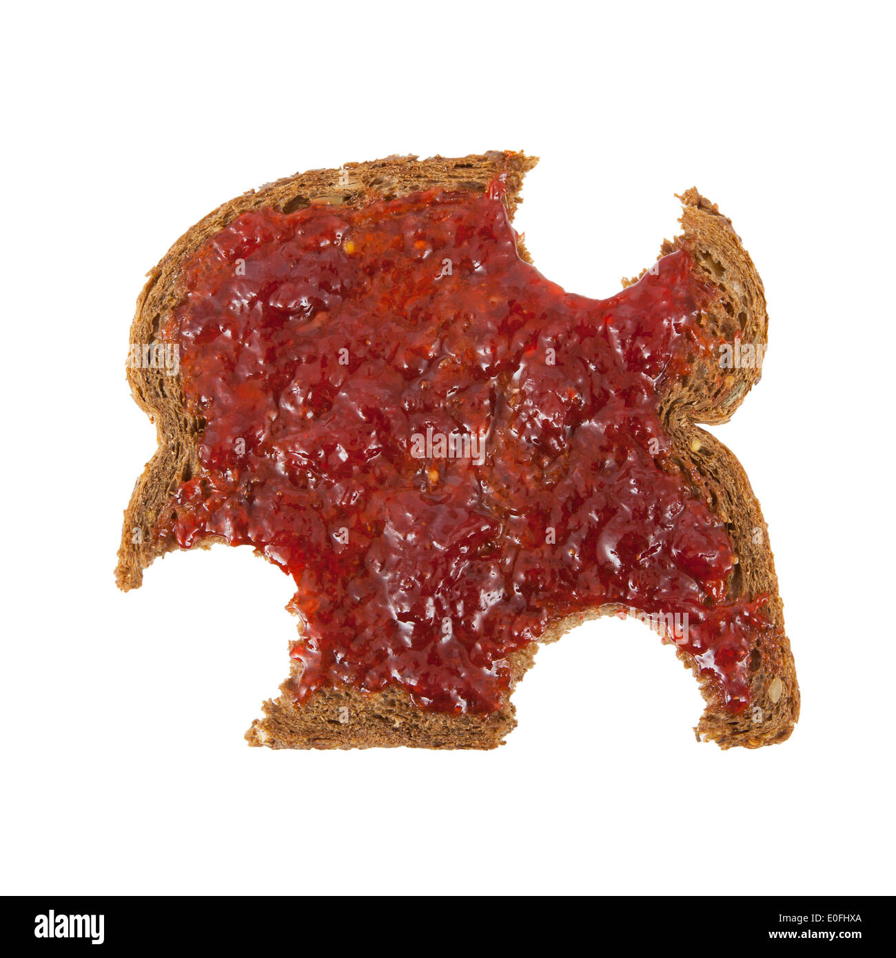 Bite of bread Cut Out Stock Images & Pictures - Alamy