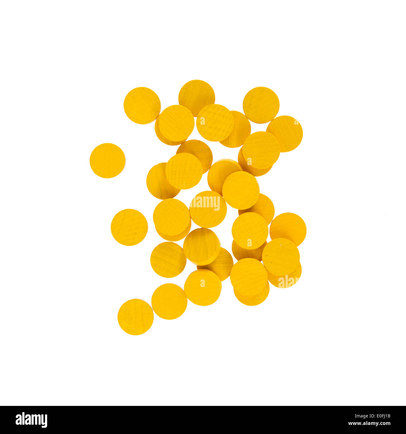 Game chips isolated on a white background Stock Photo - Alamy