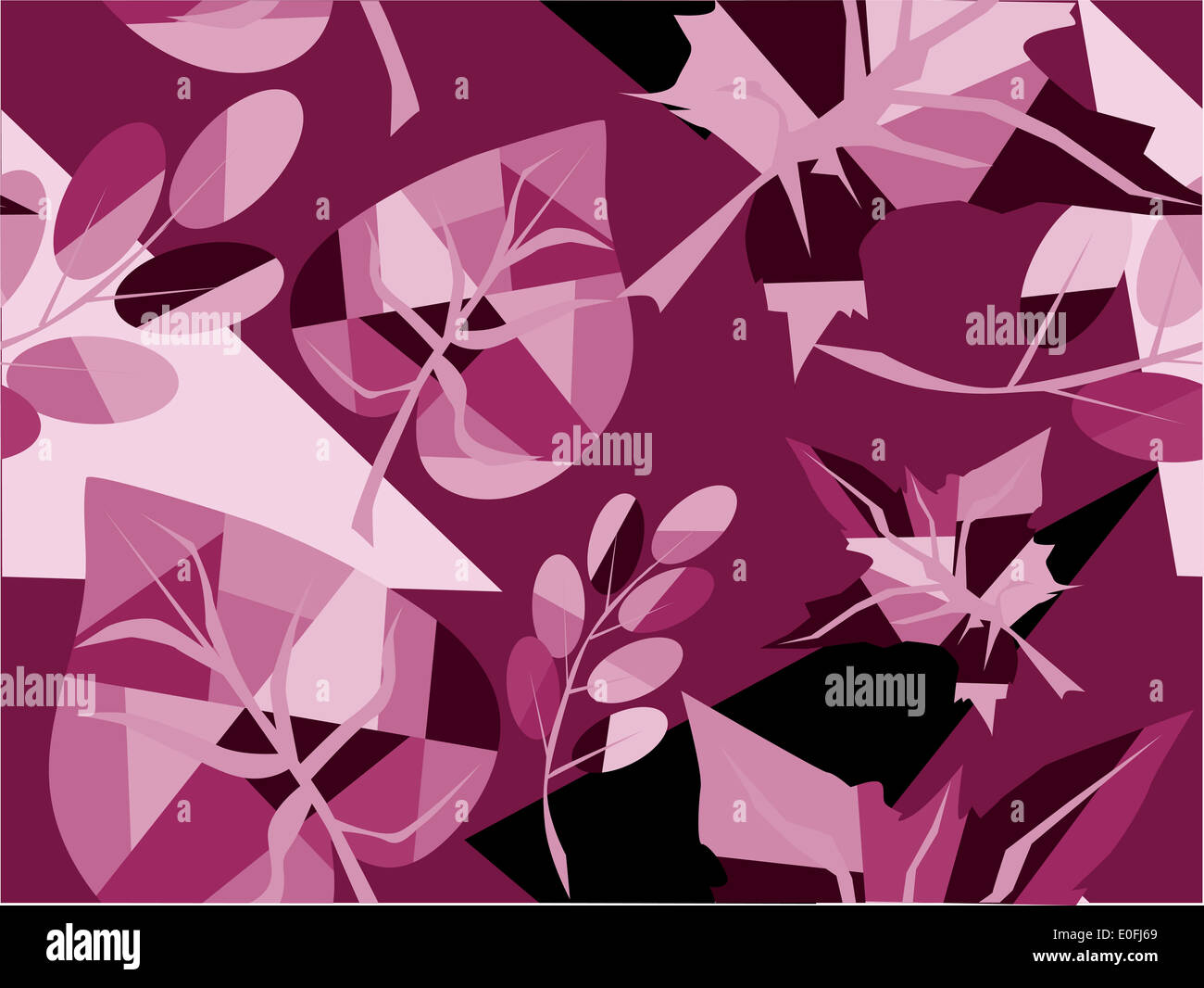 purple leaf pattern Stock Photo - Alamy