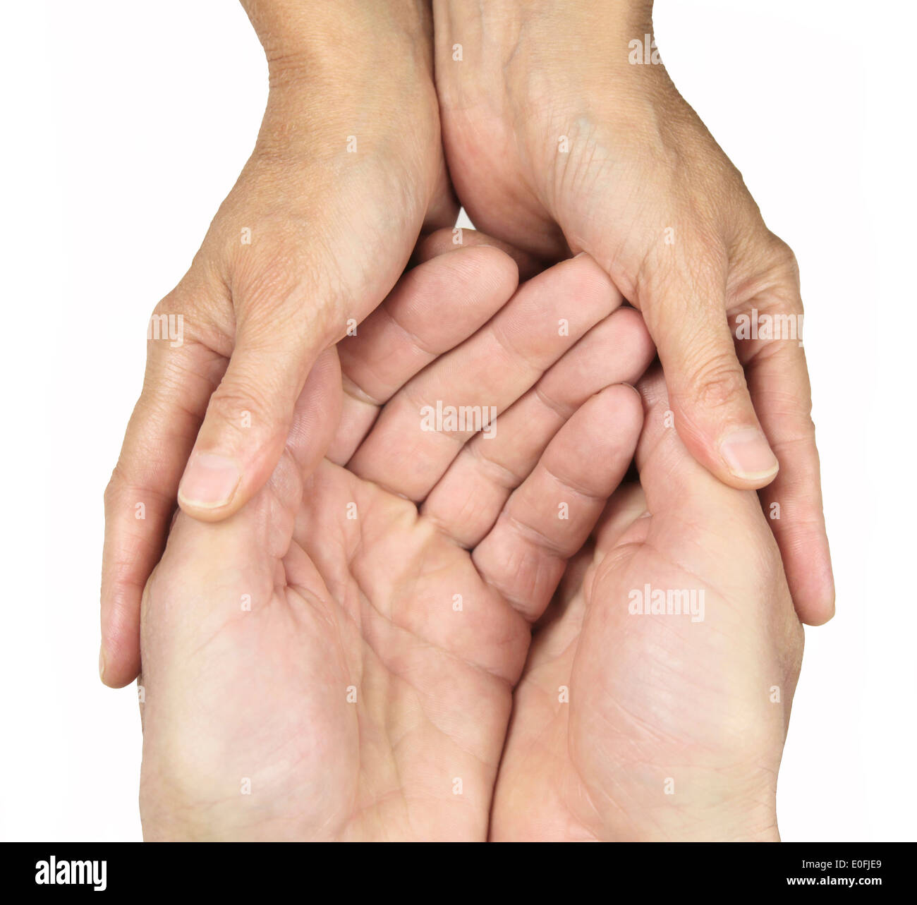 Hands Cupped Together High Resolution Stock Photography and Images - Alamy