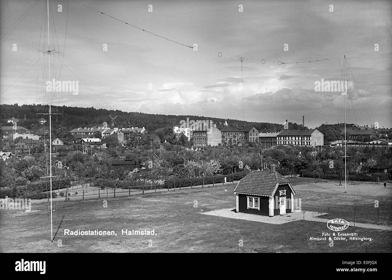The radio station in Halmstad, Halland, Sweden Stock Photo - Alamy