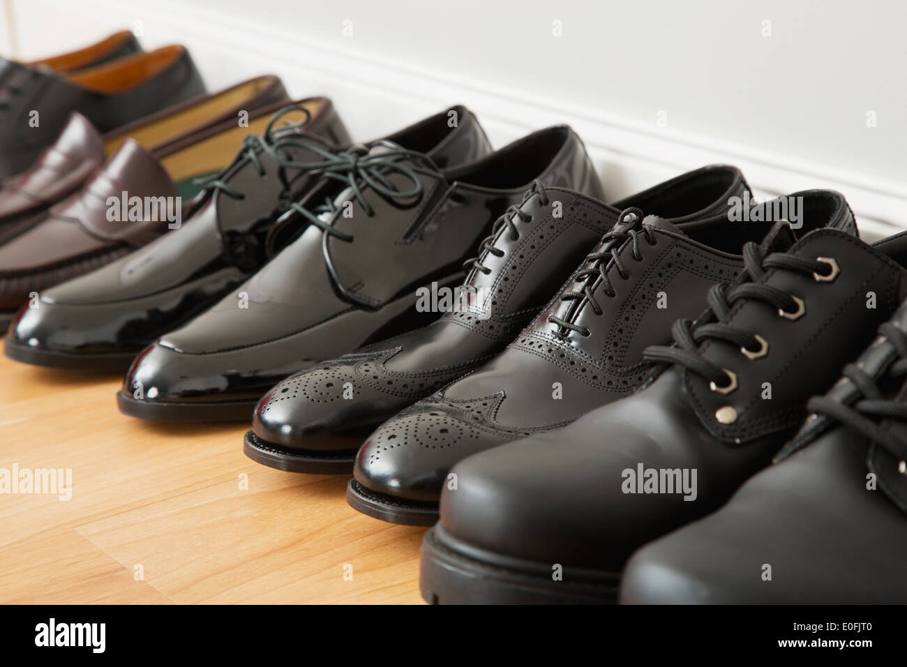 Shoes row against hi-res stock photography and images - Alamy