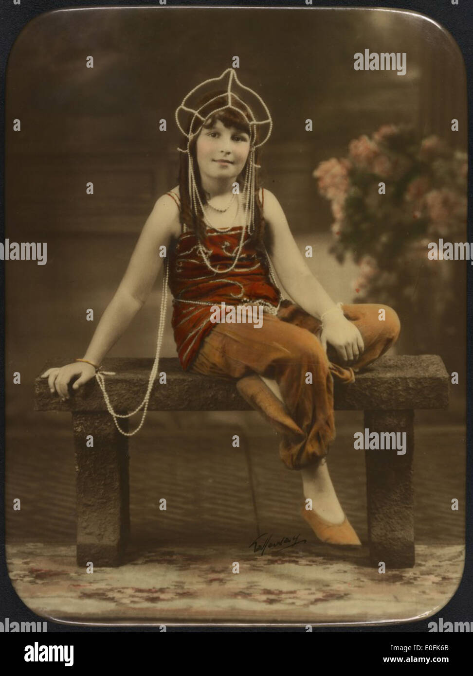 This portrait captures Joyce Elizabeth Rochester in her Ballets Russes ...