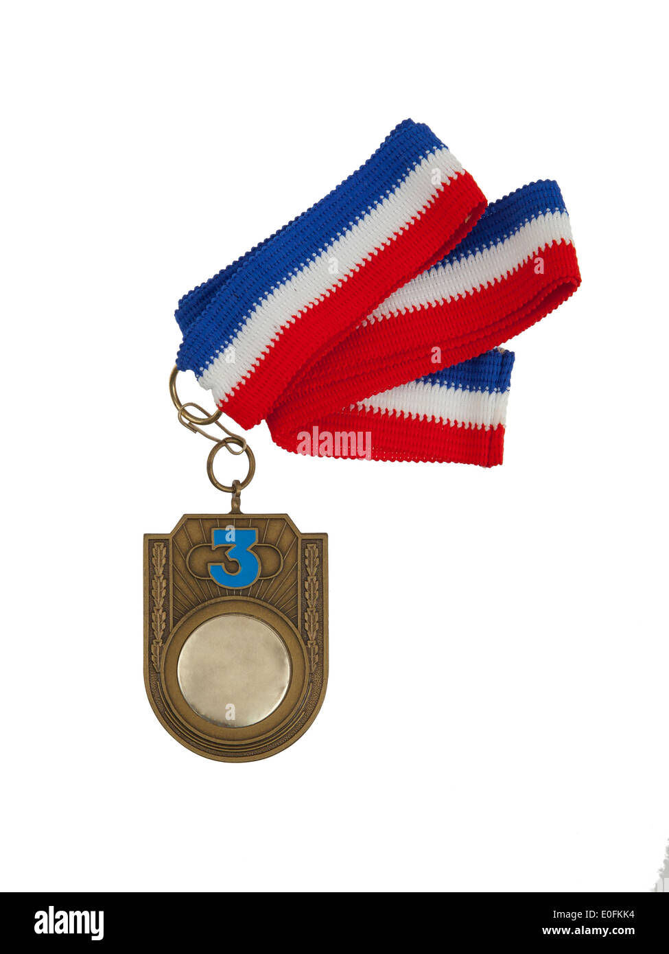Old medal isolated on a white background Stock Photo - Alamy