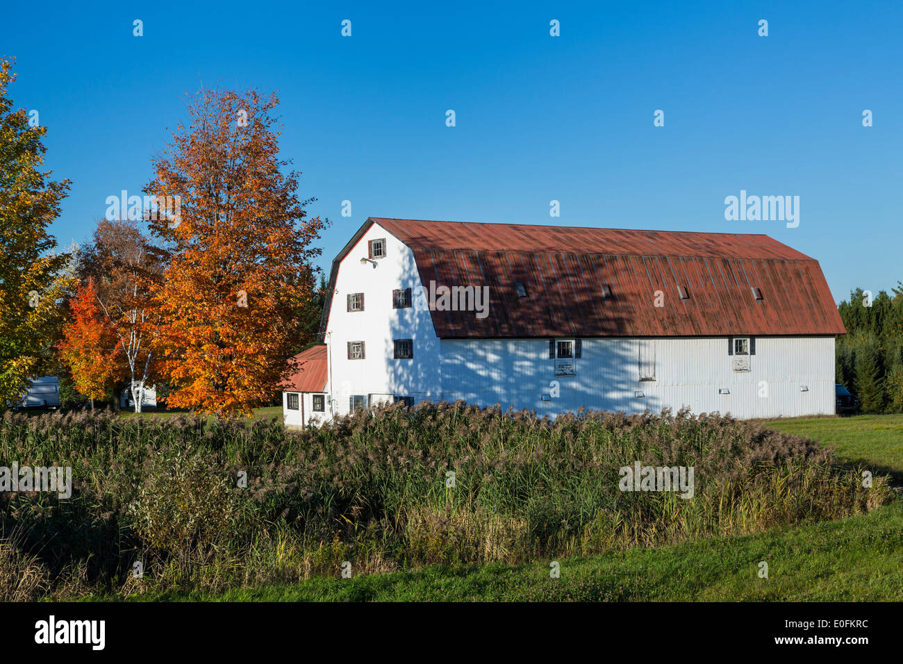 A large barn near the Eastern Townships village of Compton, Quebec ...