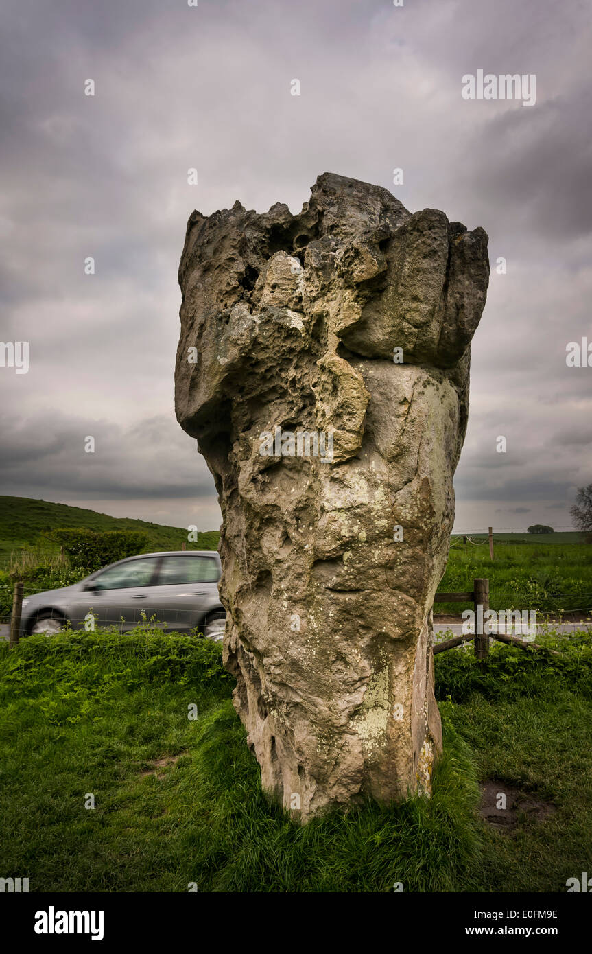 The Swindon Stone at Avebury Neolithic stone circle and henge monument ...