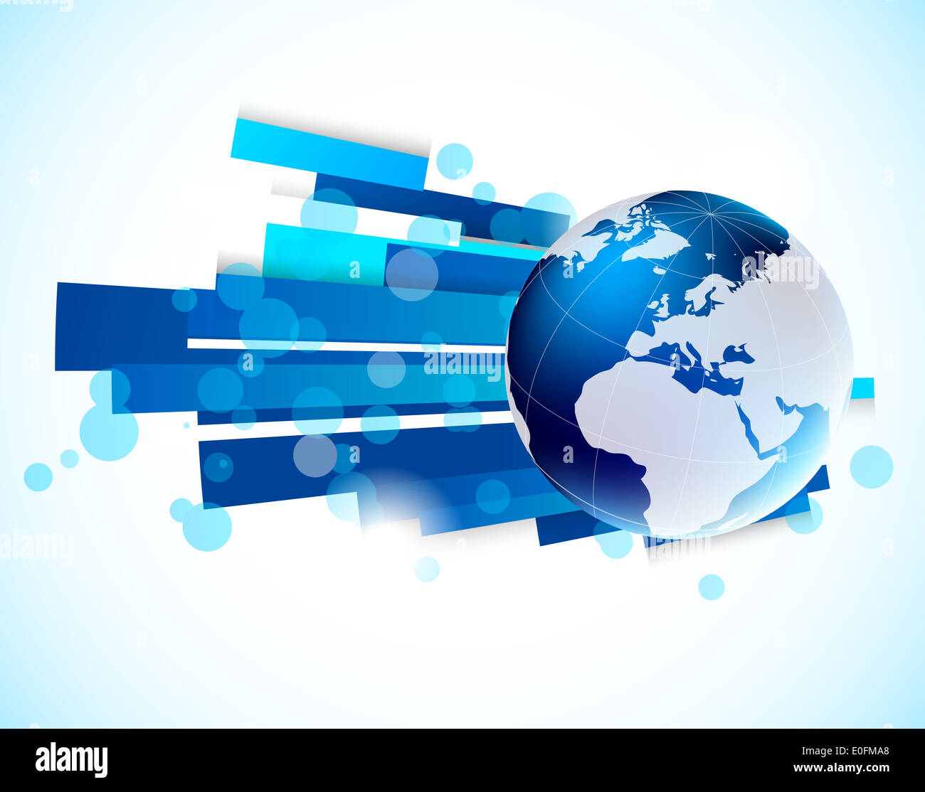 Abstract background with globe Stock Photo - Alamy